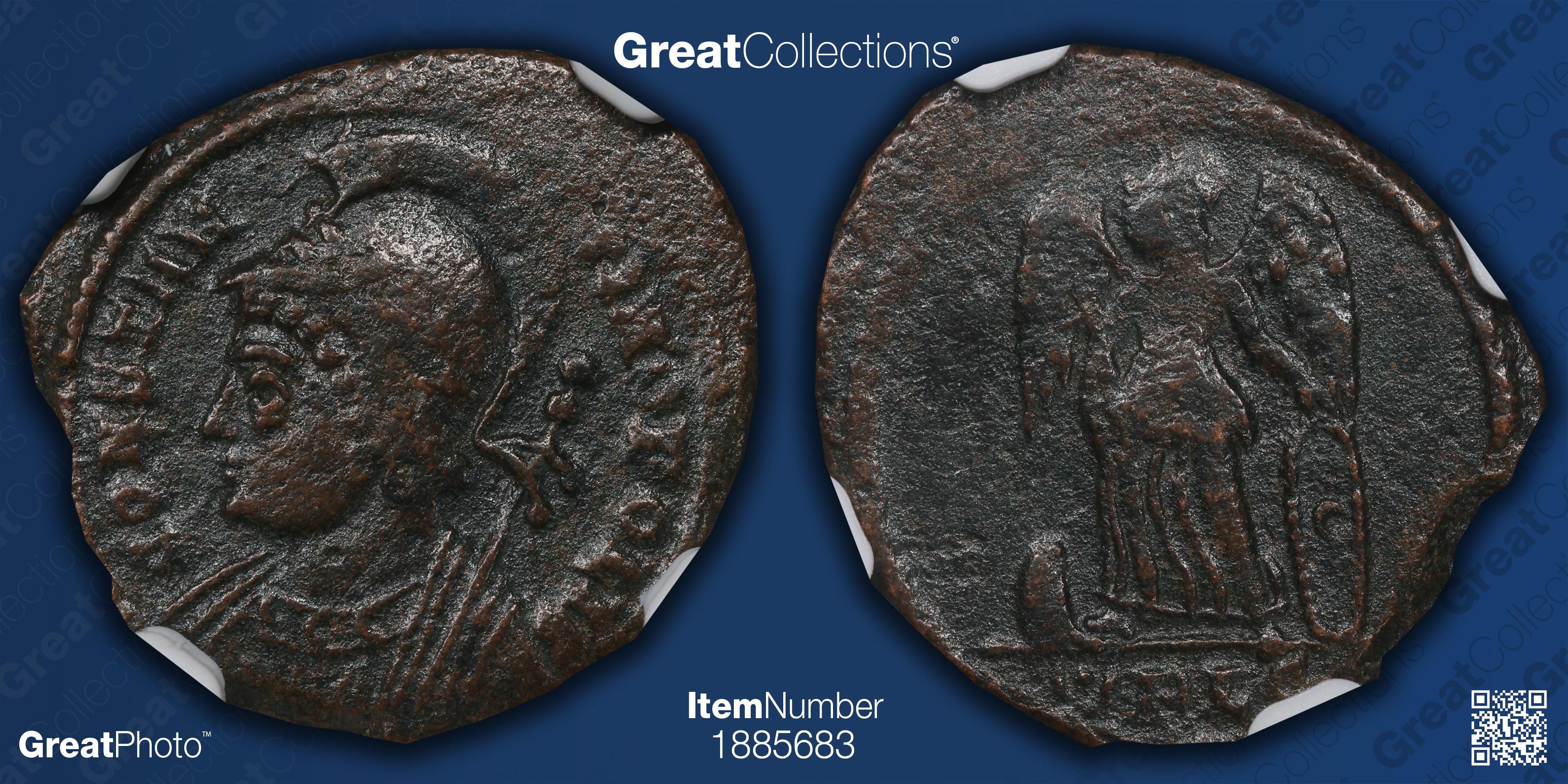 Ancient Roman Empire, Constantinian (A.D. 330-340) AE3/4 (BI Nummus ...