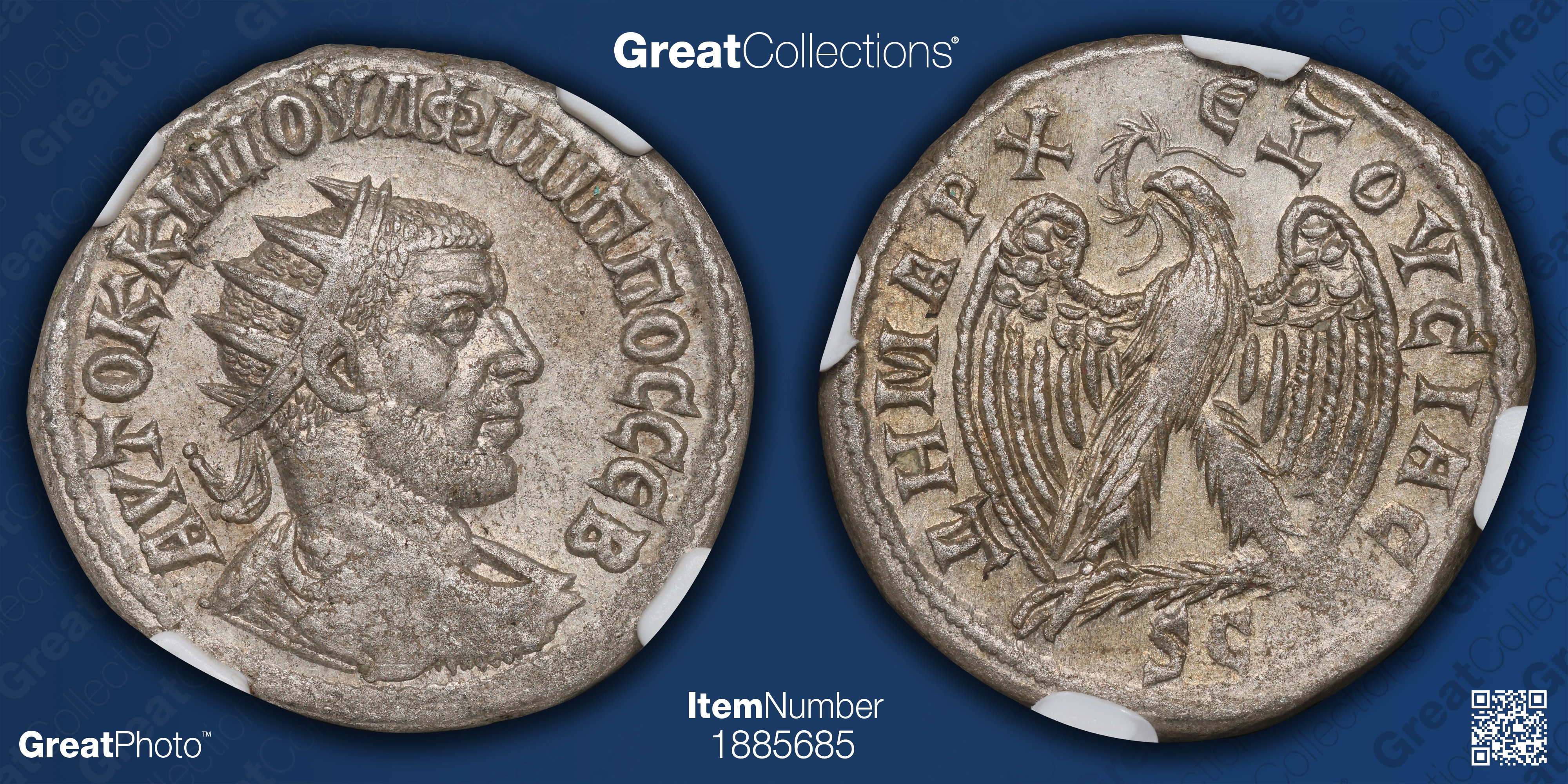 Ancient Roman Empire, Provincial Syria. Philip I (A.D. 244-249) BI ...