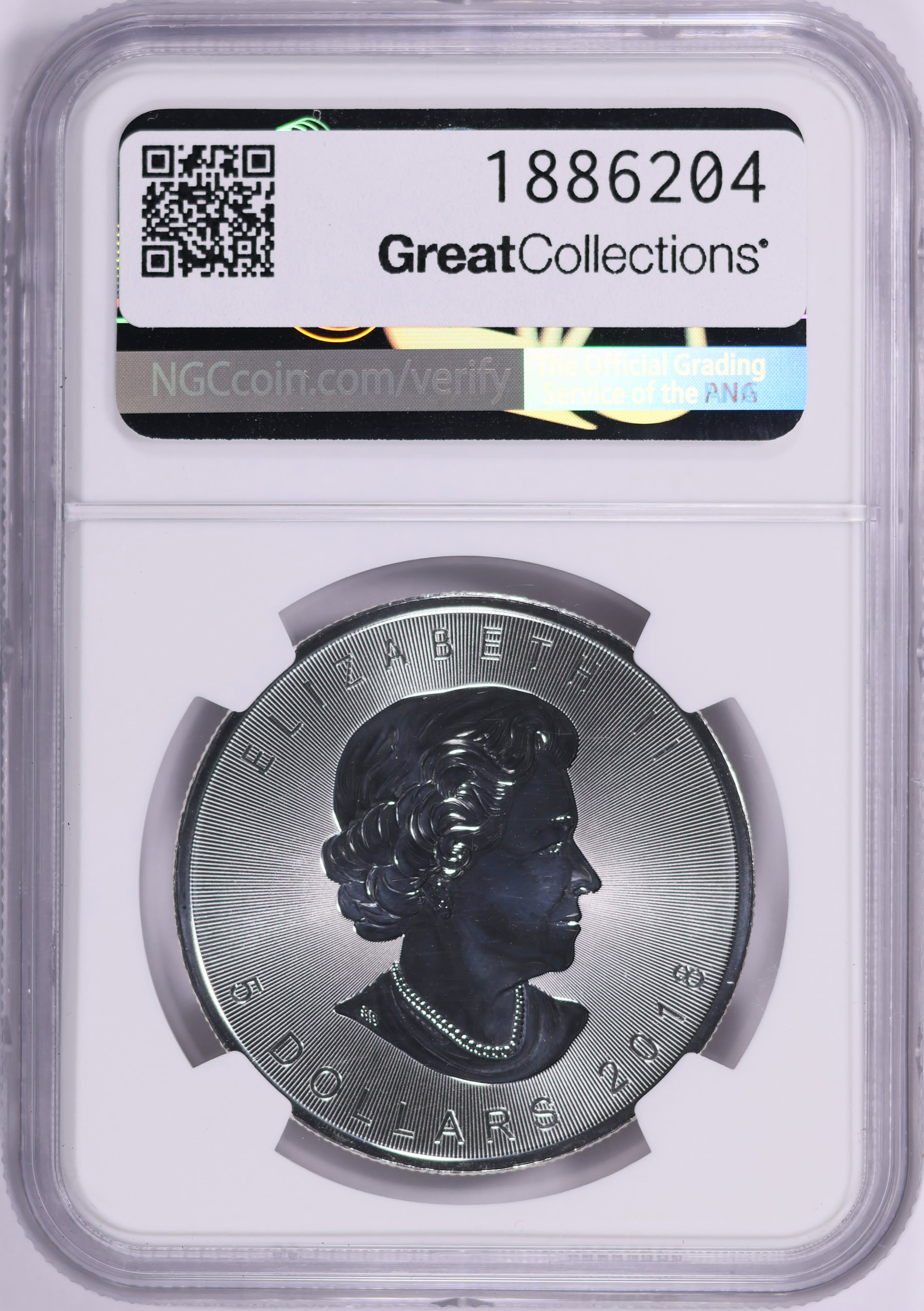Canada 2018 Silver $5 Maple Leaf Incuse Design KM-1601 Early Releases ...