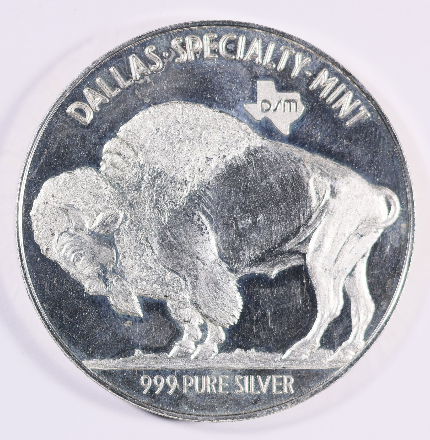 ND Silver 2oz Dallas Specialty Mint Lone Star Nickel Round Uncertified ...