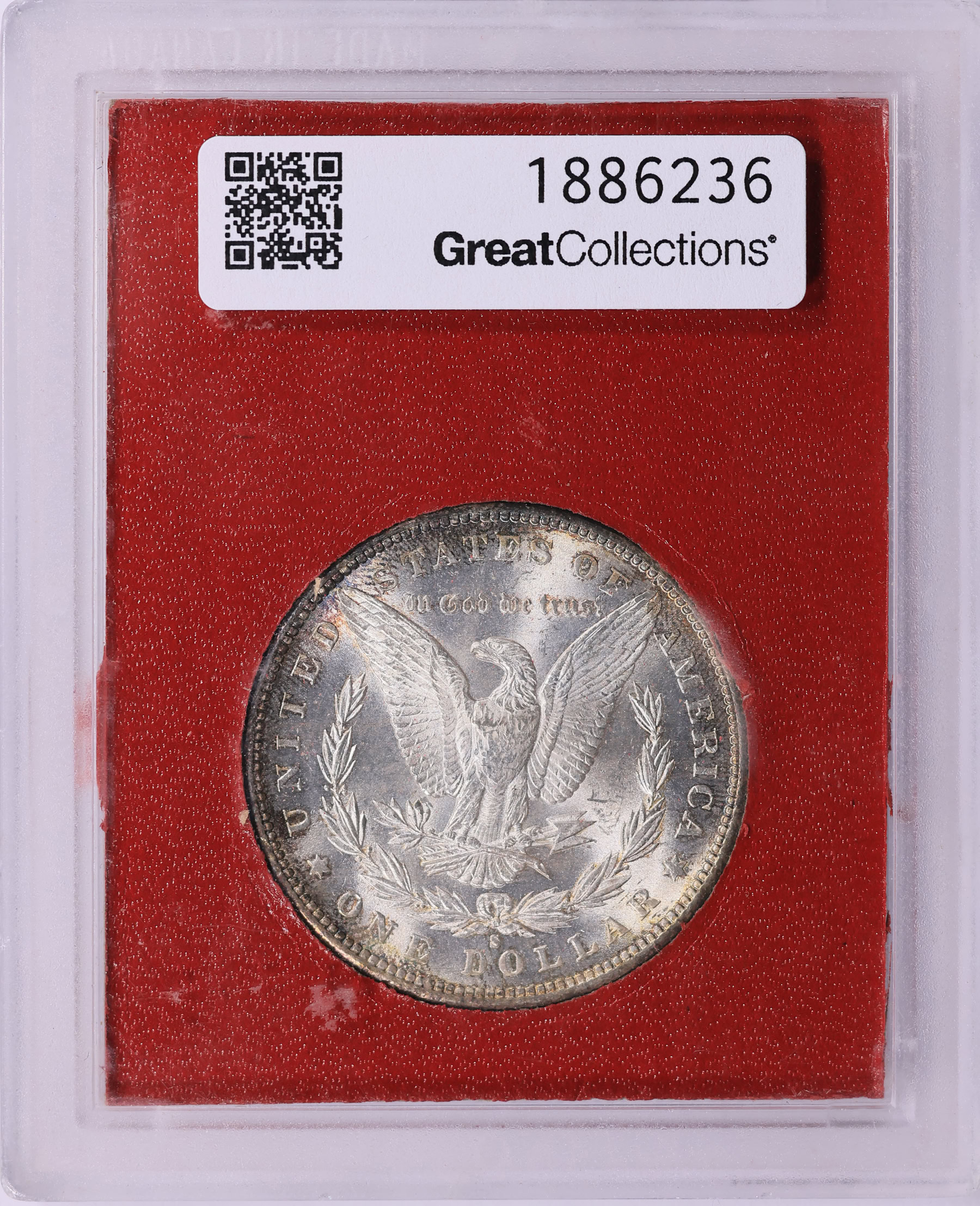 1891-S Morgan Silver Dollar MS-65 (Paramount Red Holder) (Toned) | Cert ...