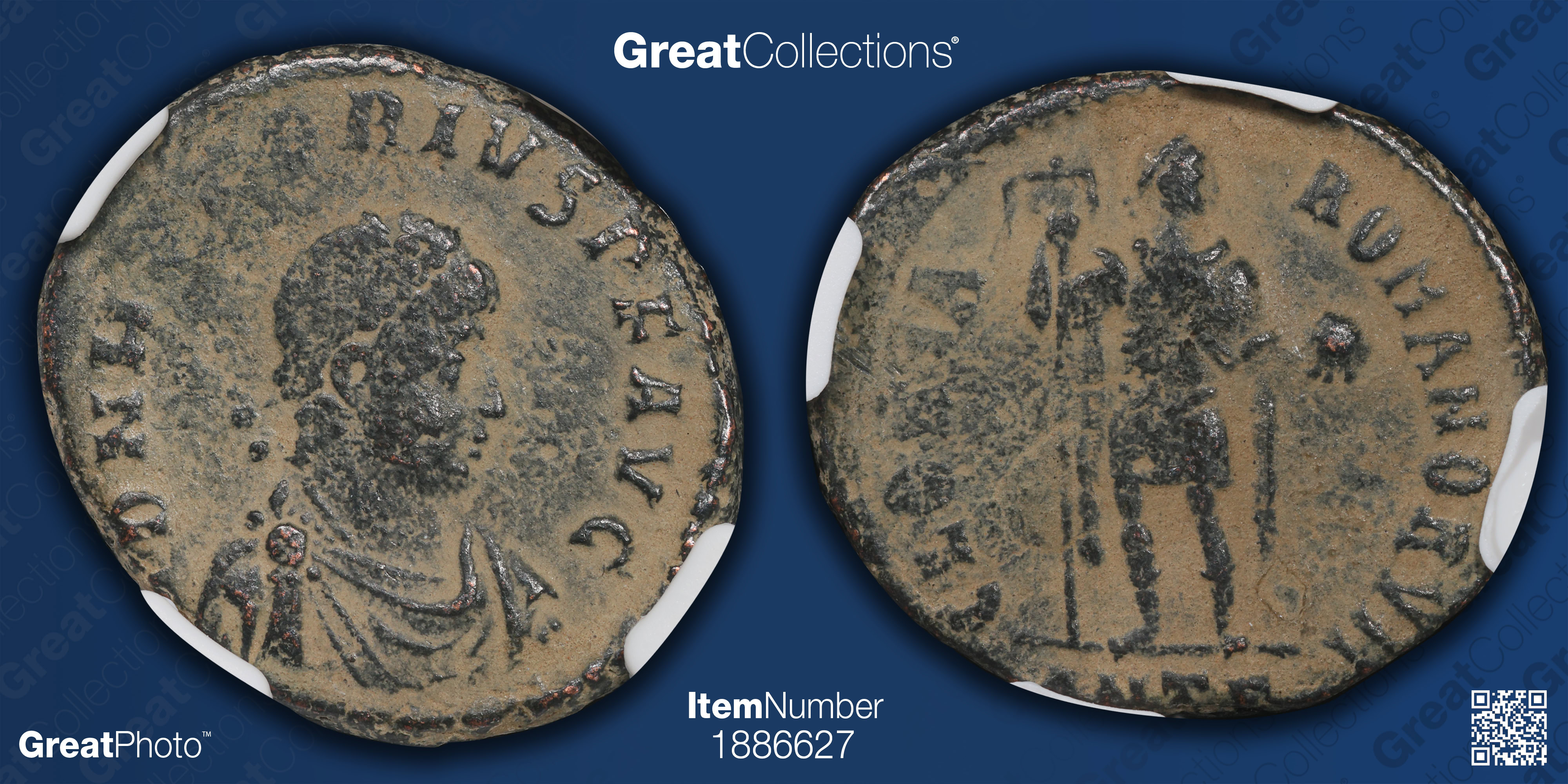 Ancient Roman Empire, Honorius (A.D. 393-423) c.A.D. 392-395 AE2 ...