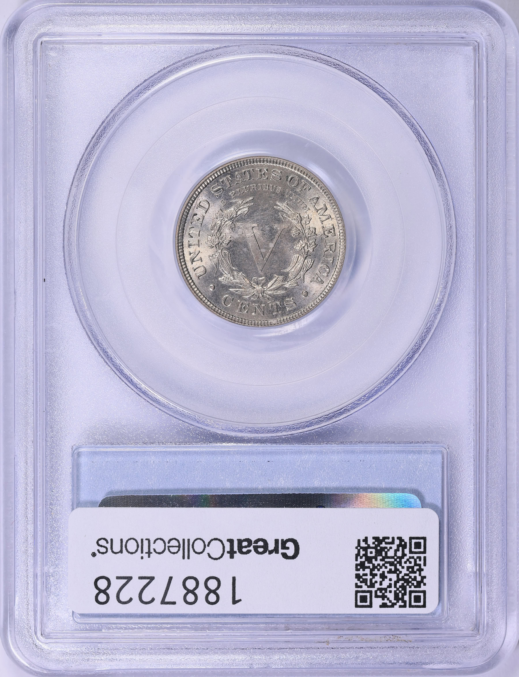 1897 Liberty Nickel PCGS MS-65 (Item 1887228) | GreatCollections Coin ...
