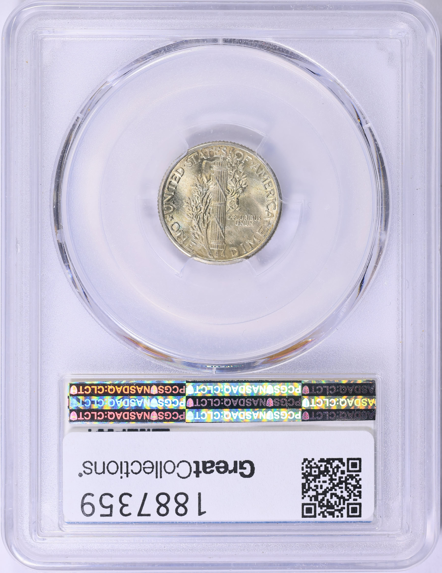 1935 Mercury Dime PCGS MS-67 (Item 1887359) | GreatCollections Coin Auctions