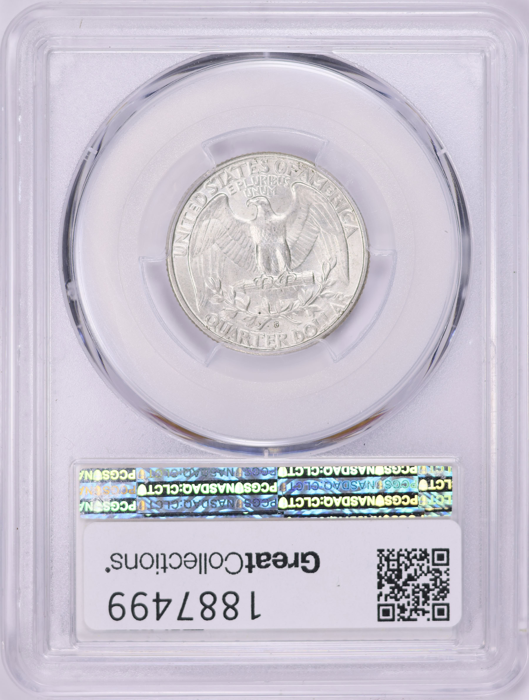 1932-S Washington Quarter PCGS MS-62 (Item 1887499) | GreatCollections Coin Auctions