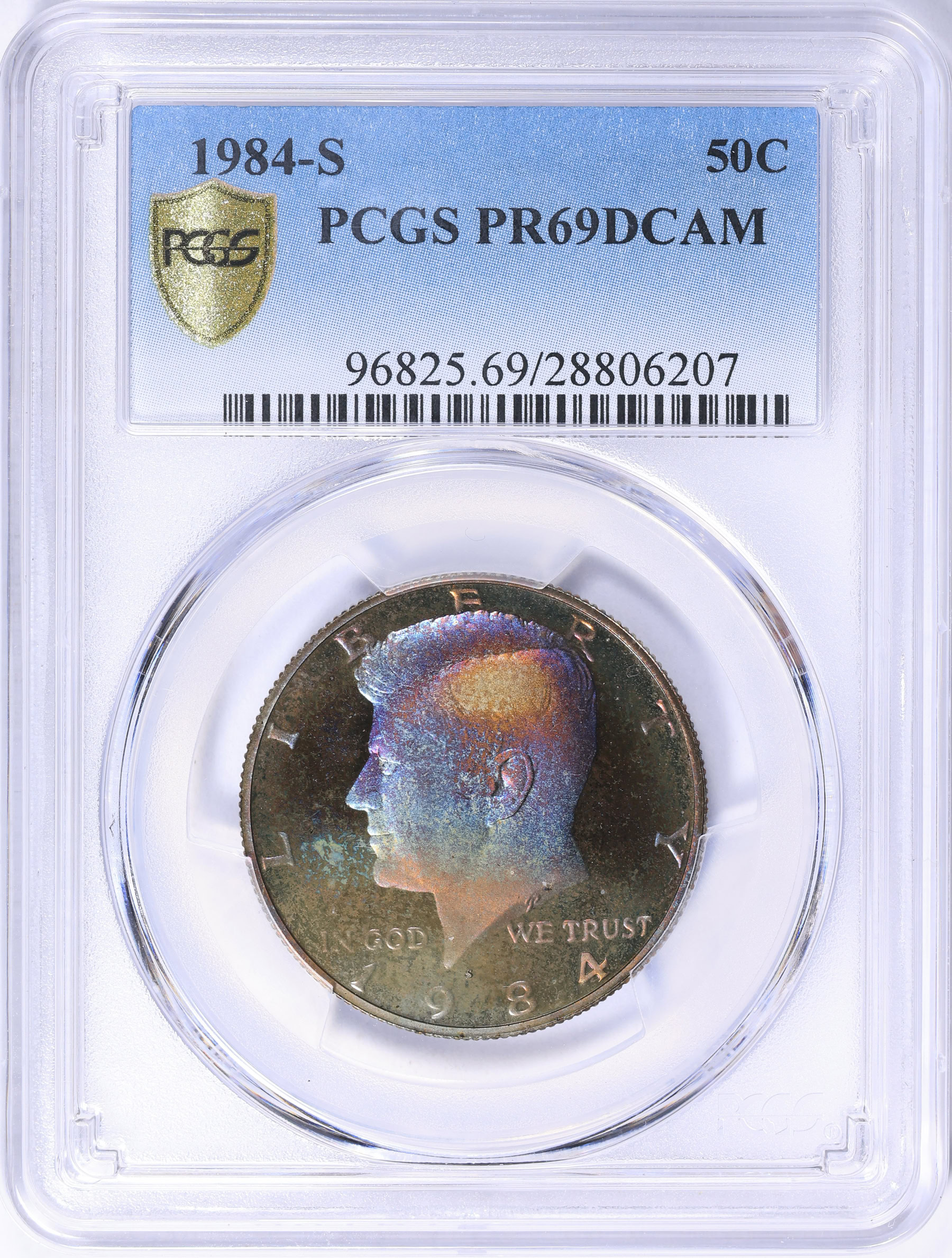 1984-S Kennedy Half Dollar PCGS Proof-69 DCAM (Toned) (Item 1887807 ...