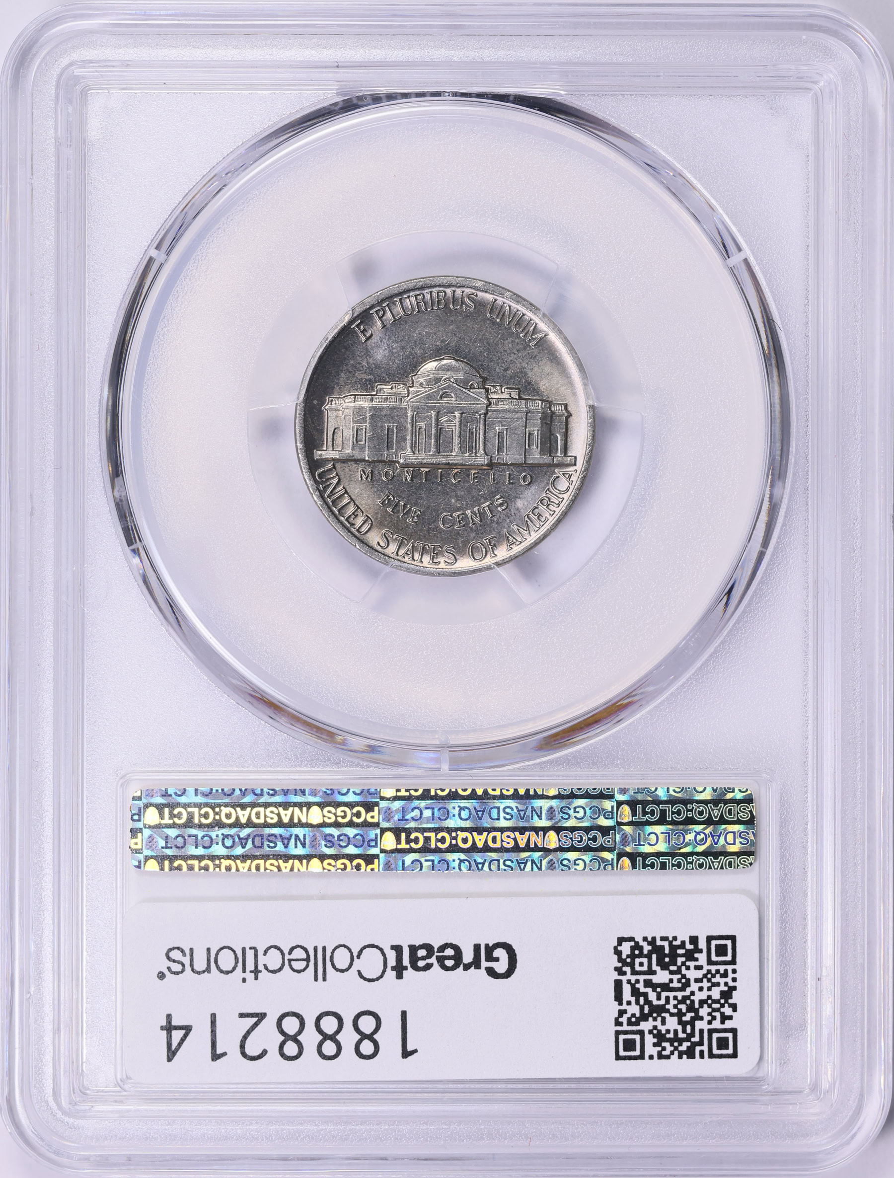 1985-P Jefferson Nickel PCGS MS-66 FS (Item 1888214) | GreatCollections ...