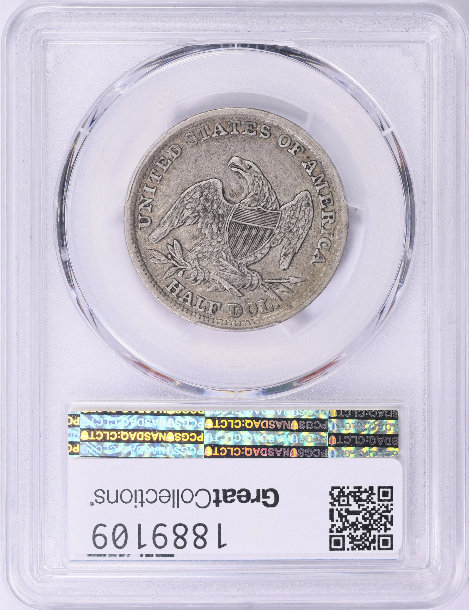 1838 Capped Bust Half Dollar Reeded Edge PCGS XF-40 (CAC Green) (Item ...