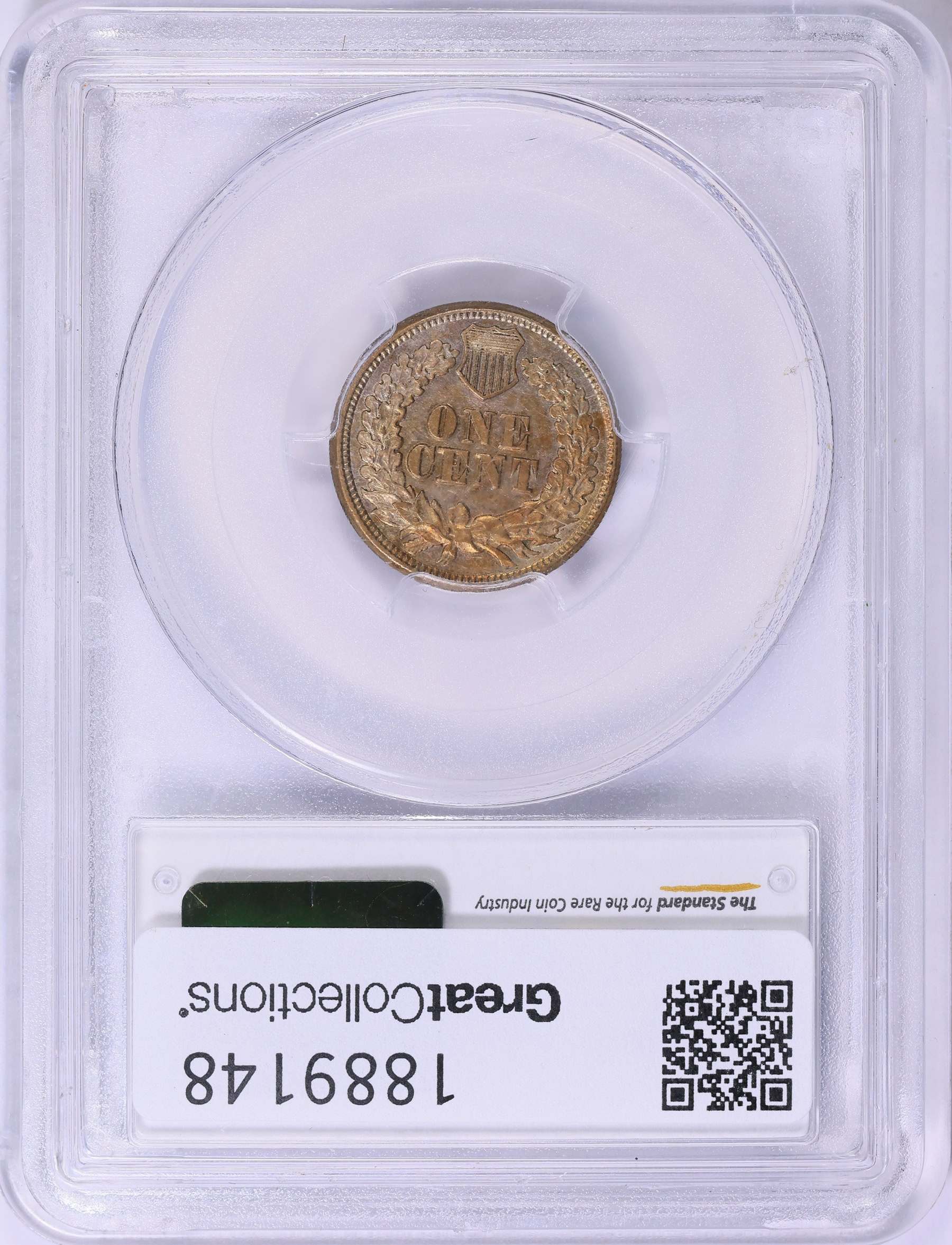 1863 Indian Cent PCGS AU-55 (Item 1889148) | GreatCollections Coin Auctions