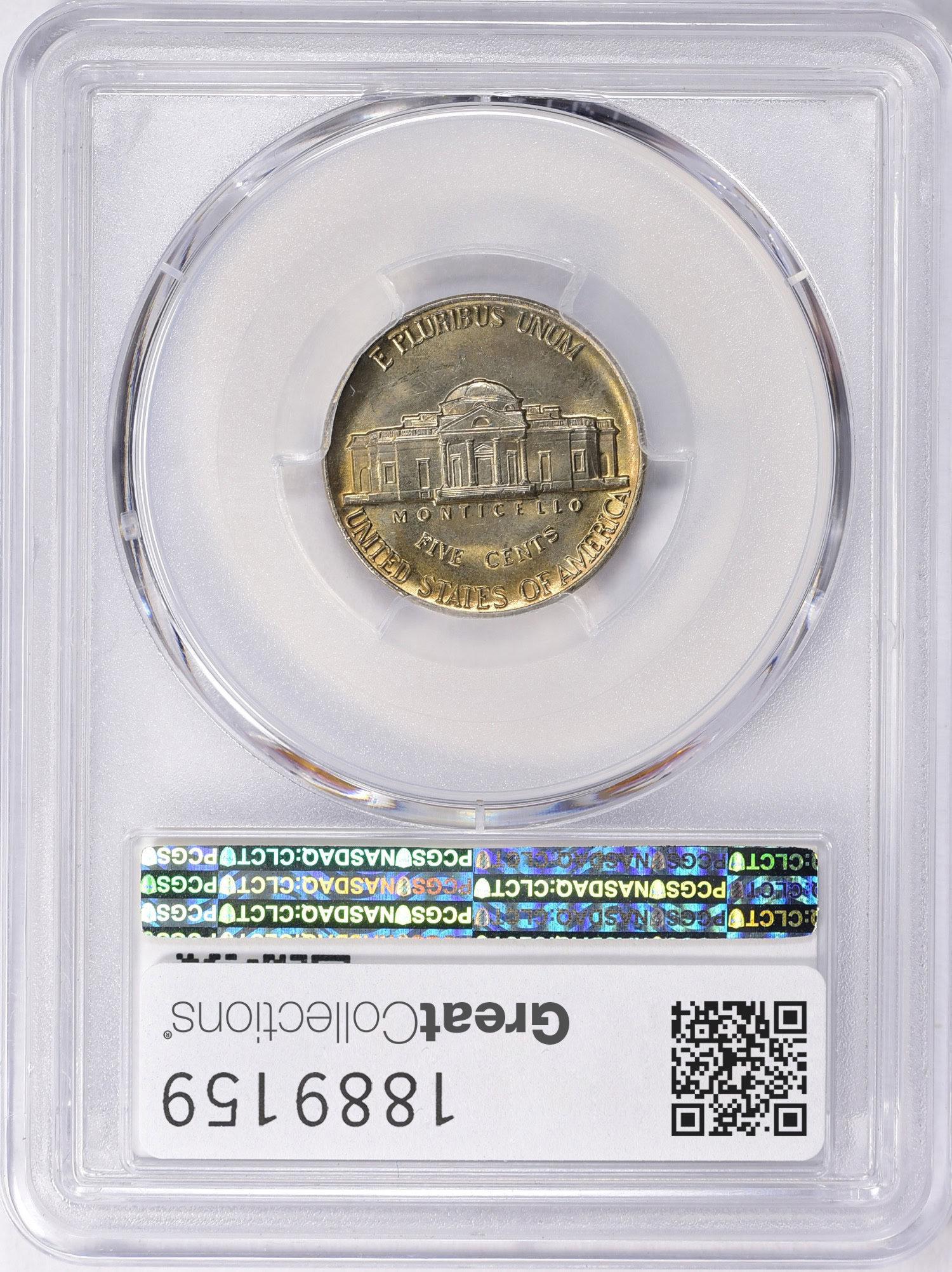 1982-P Jefferson Nickel PCGS MS-66 (Toned) (Item 1889159 ...