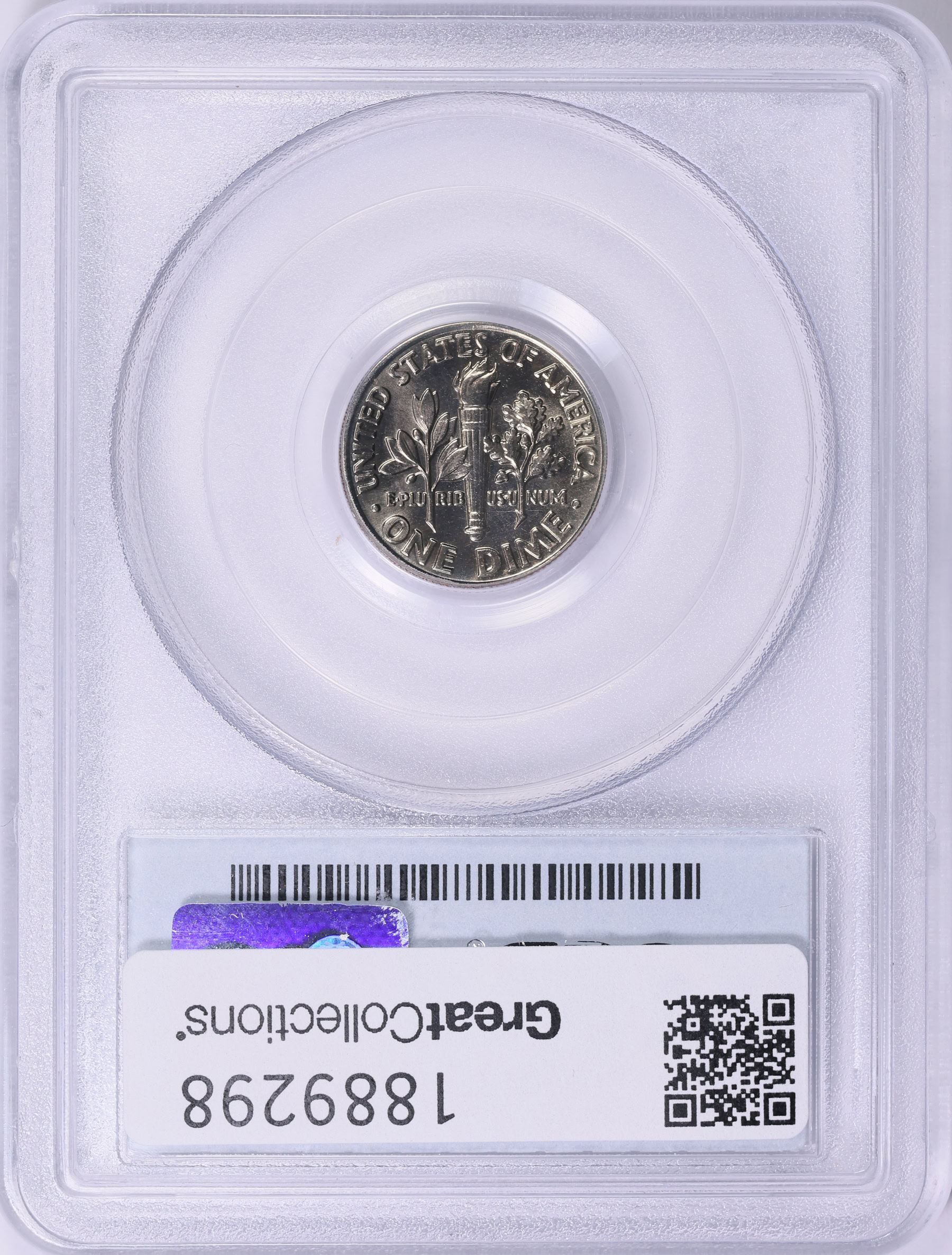 1990-D Roosevelt Dime PCGS MS-67 (Item 1889298) | GreatCollections Coin ...