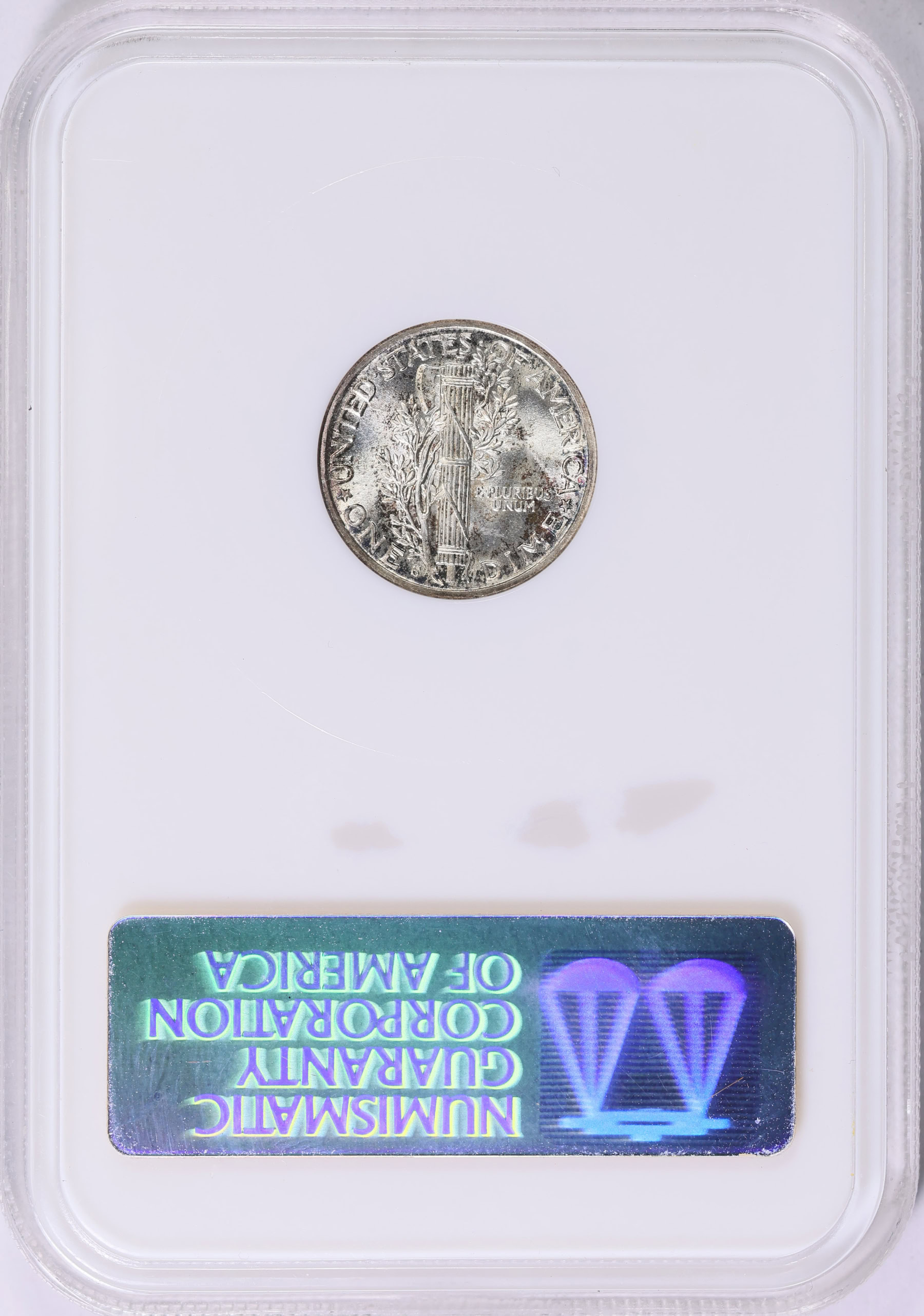 1942-S Mercury Dime NGC MS-67 FB (Toned) (Item 1889671) | GreatCollections Coin Auctions