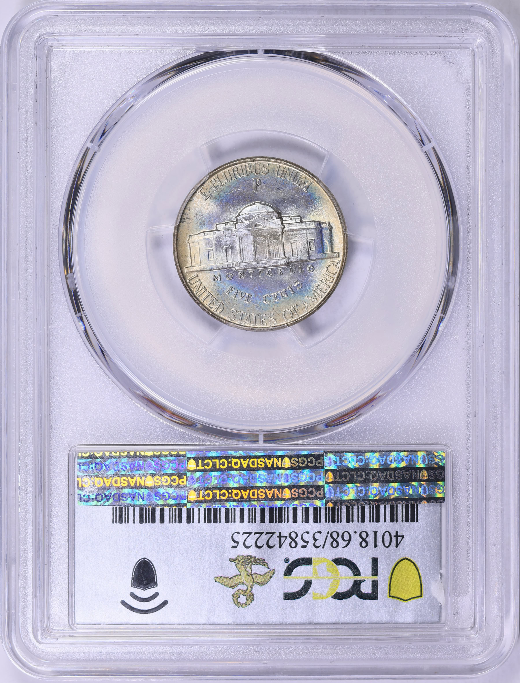 1943-P Jefferson Nickel PCGS MS-68 (Toned) (D.L. Hansen Collection ...