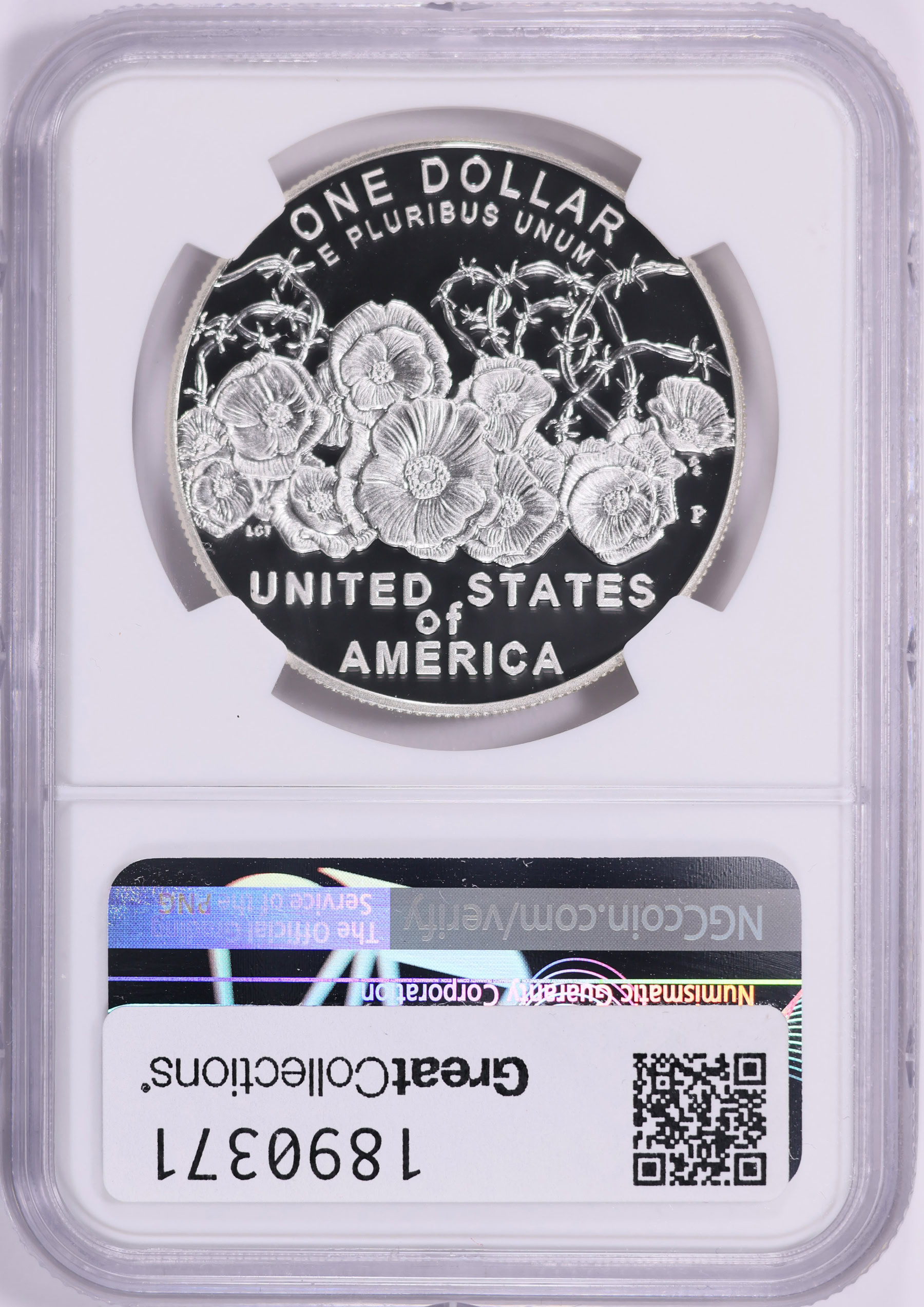 2018-P World War I WWI Centennial Silver Dollar Early Releases NGC ...