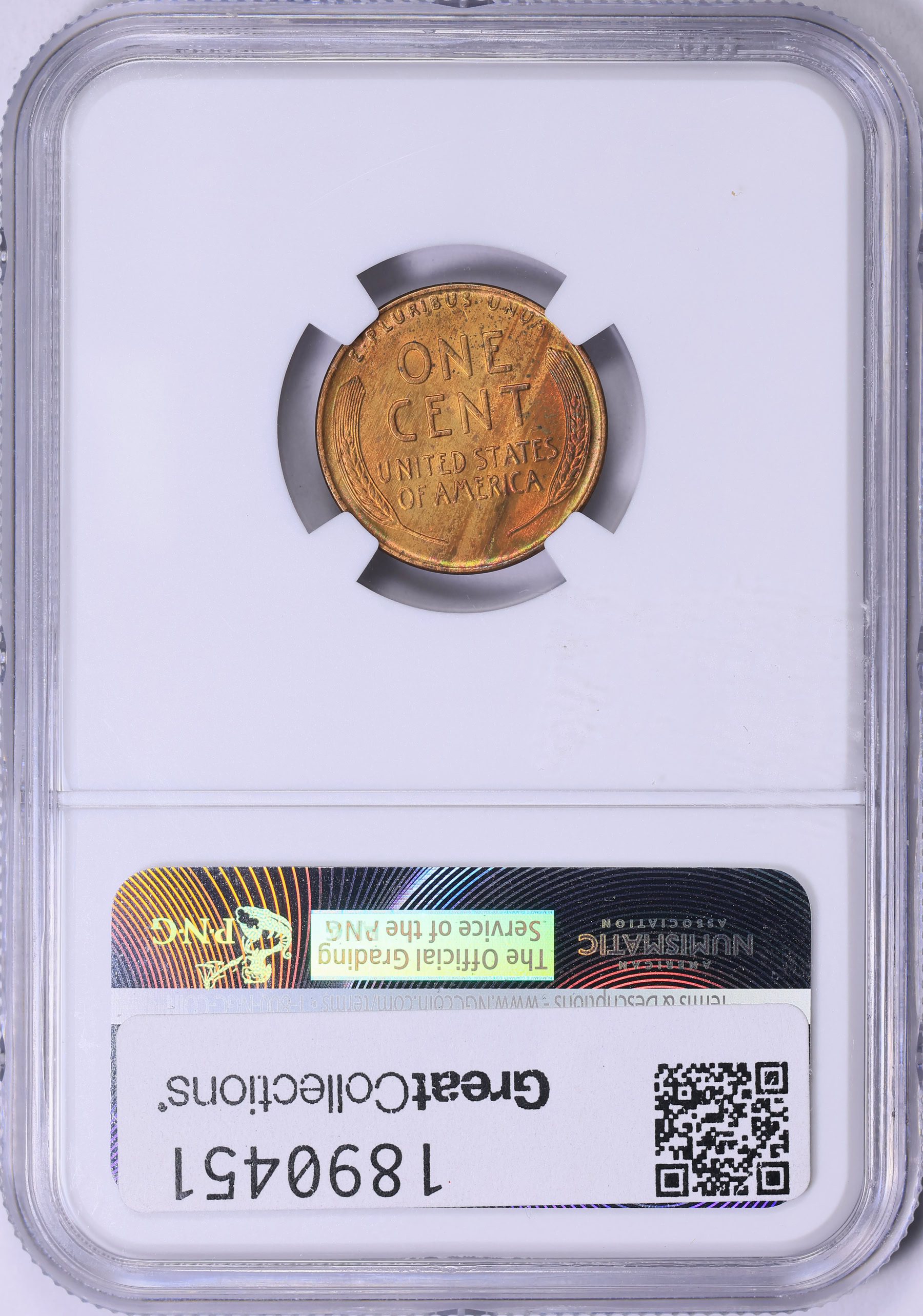 1930 Lincoln Cent NGC MS-64 RB (Toned) (Item 1890451 ...