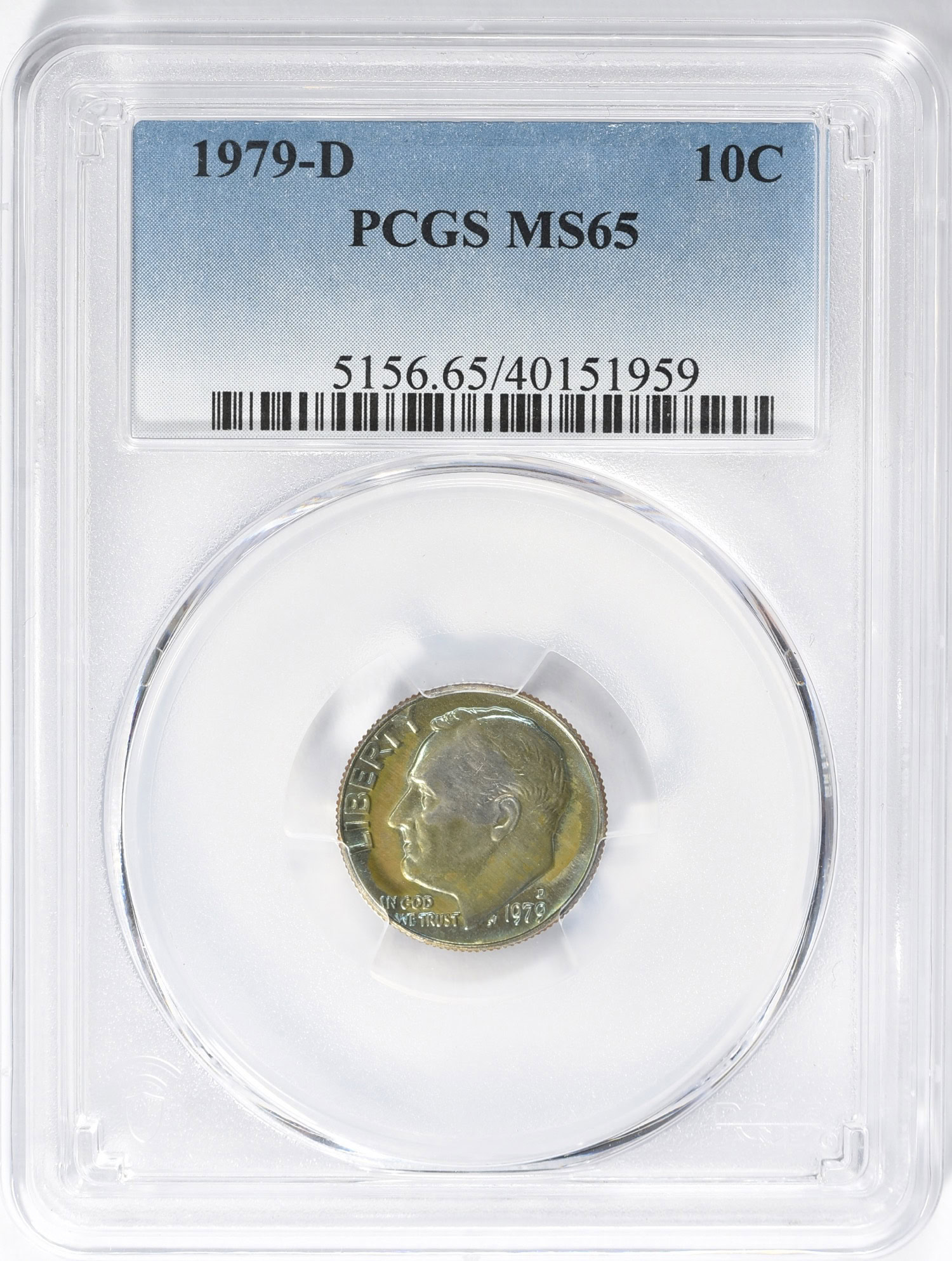 1979-D Roosevelt Dime PCGS MS-65 (Toned) (Item 1891705 ...