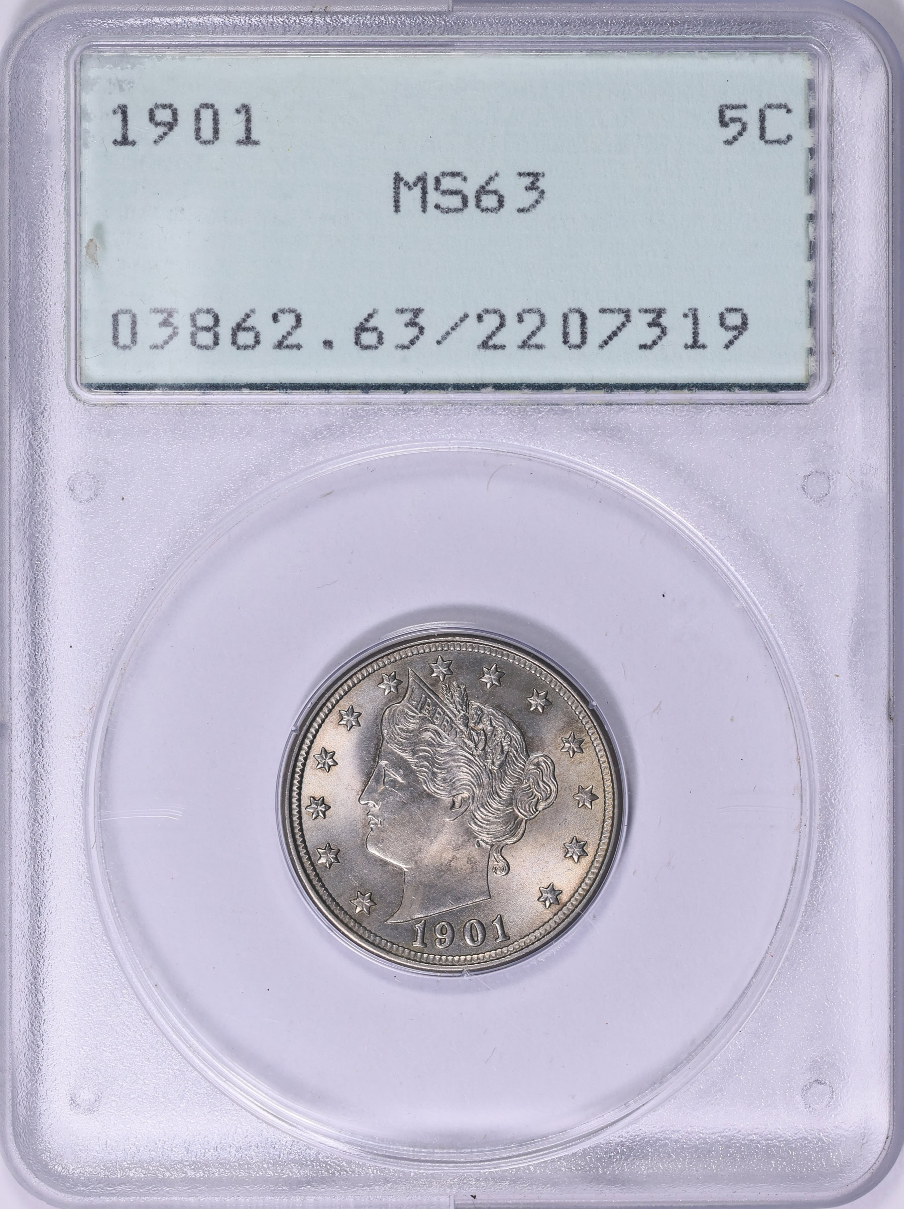1901 Liberty Nickel PCGS MS-63 OGH (1st Gen) (Item 1892193 ...