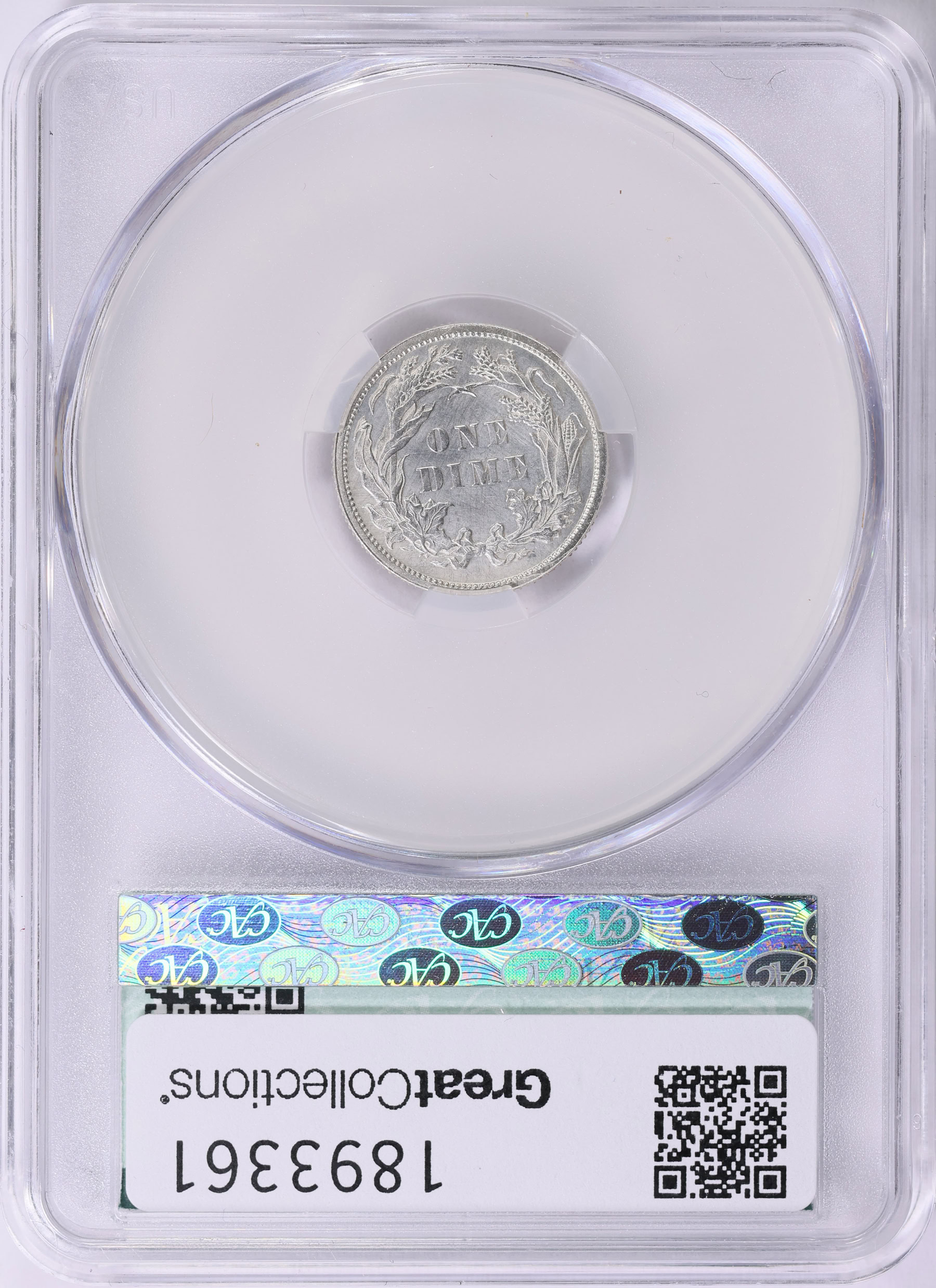 1879 Seated Liberty Dime CACG Proof Details (Item 1893361 ...