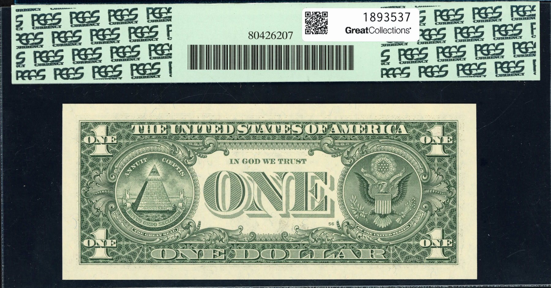 Fr. 1933-G (GA Block) 2006 $1 Chicago Federal Reserve Note *Solid 7s ...