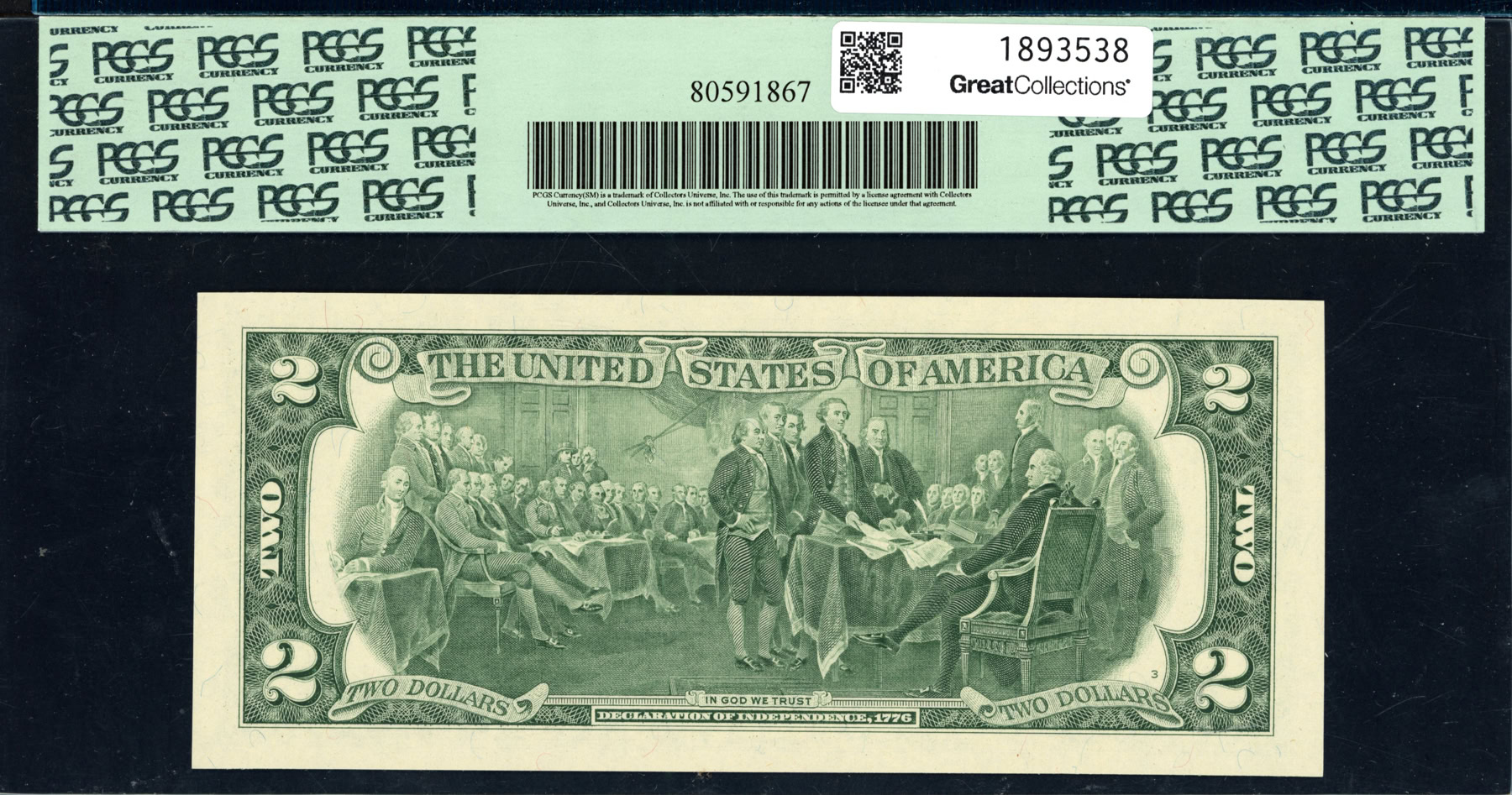 Fr. 1940-F (FA Block) 2013 $2 Atlanta Federal Reserve Note *Solid 1s ...