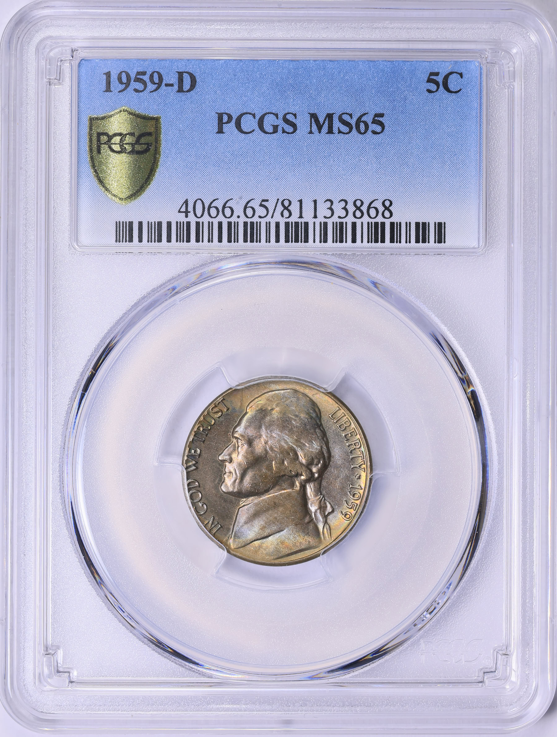 1959-D Jefferson Nickel PCGS MS-65 (Toned) (Item 1893894 ...
