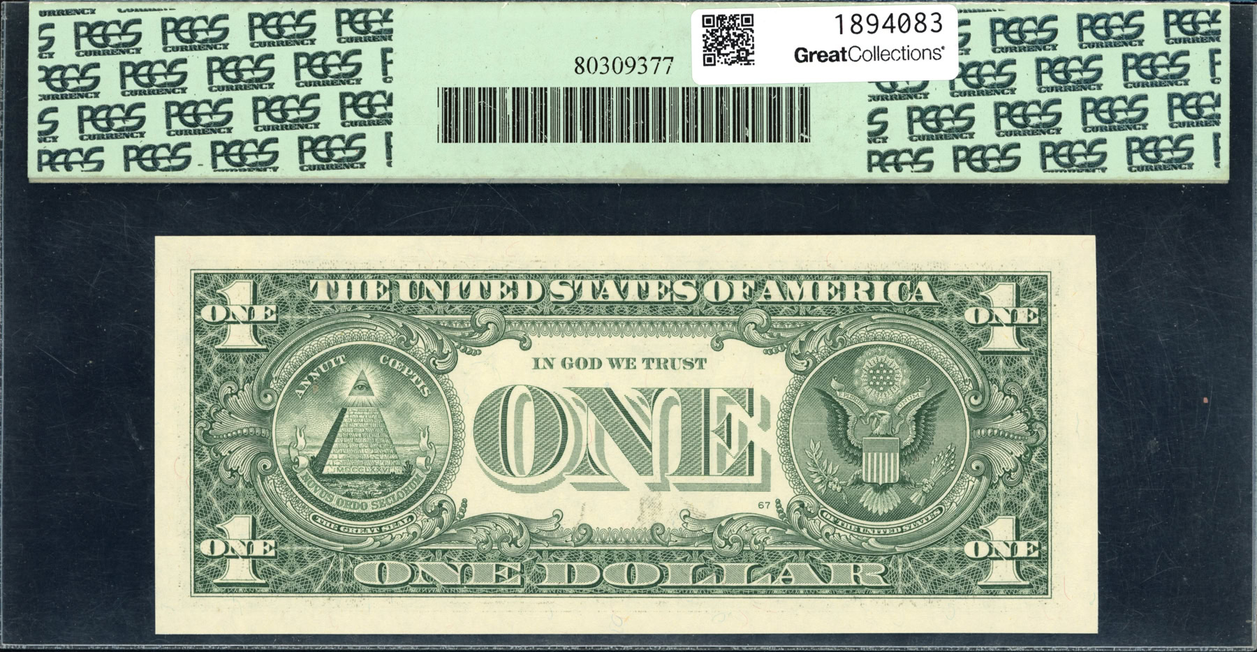 Fr. 1933-F (FH Block) 2006 $1 Atlanta Federal Reserve Note *Reverse ...