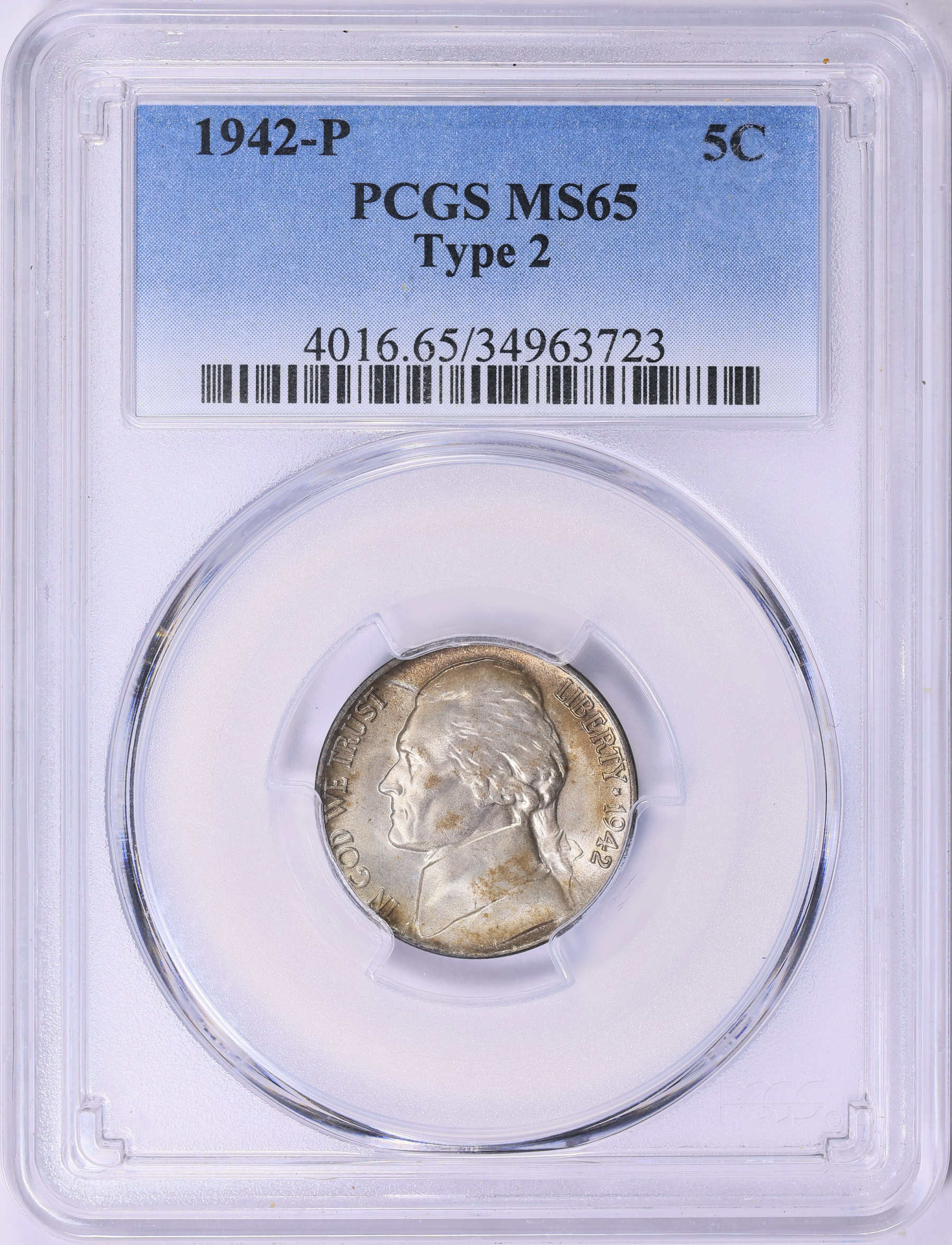 1942-P Jefferson Nickel Type 2 PCGS MS-65 (Item 1894203 ...