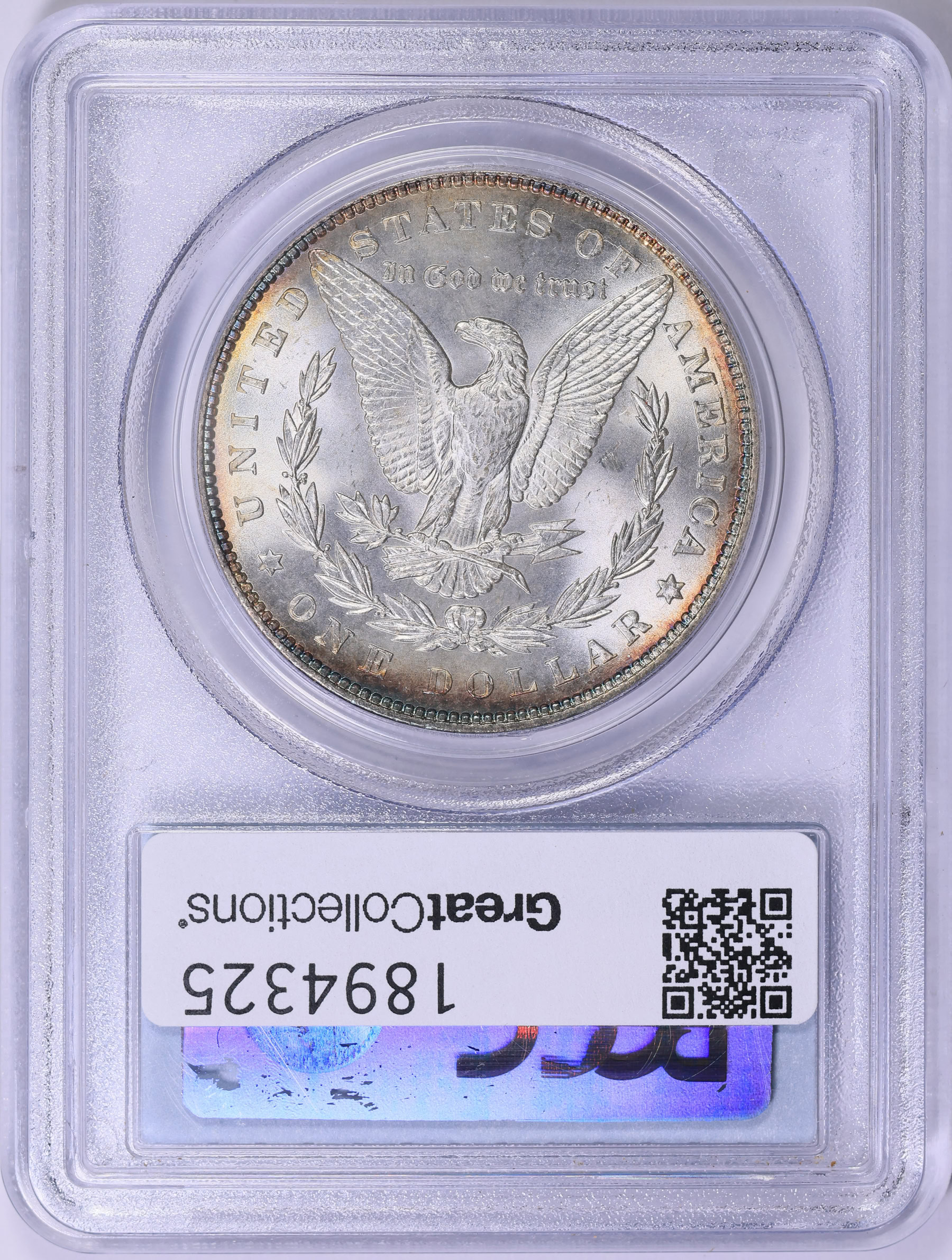 1887 Morgan Silver Dollar PCGS MS-65 (Toned) (Item 1894325) | GreatCollections Coin Auctions