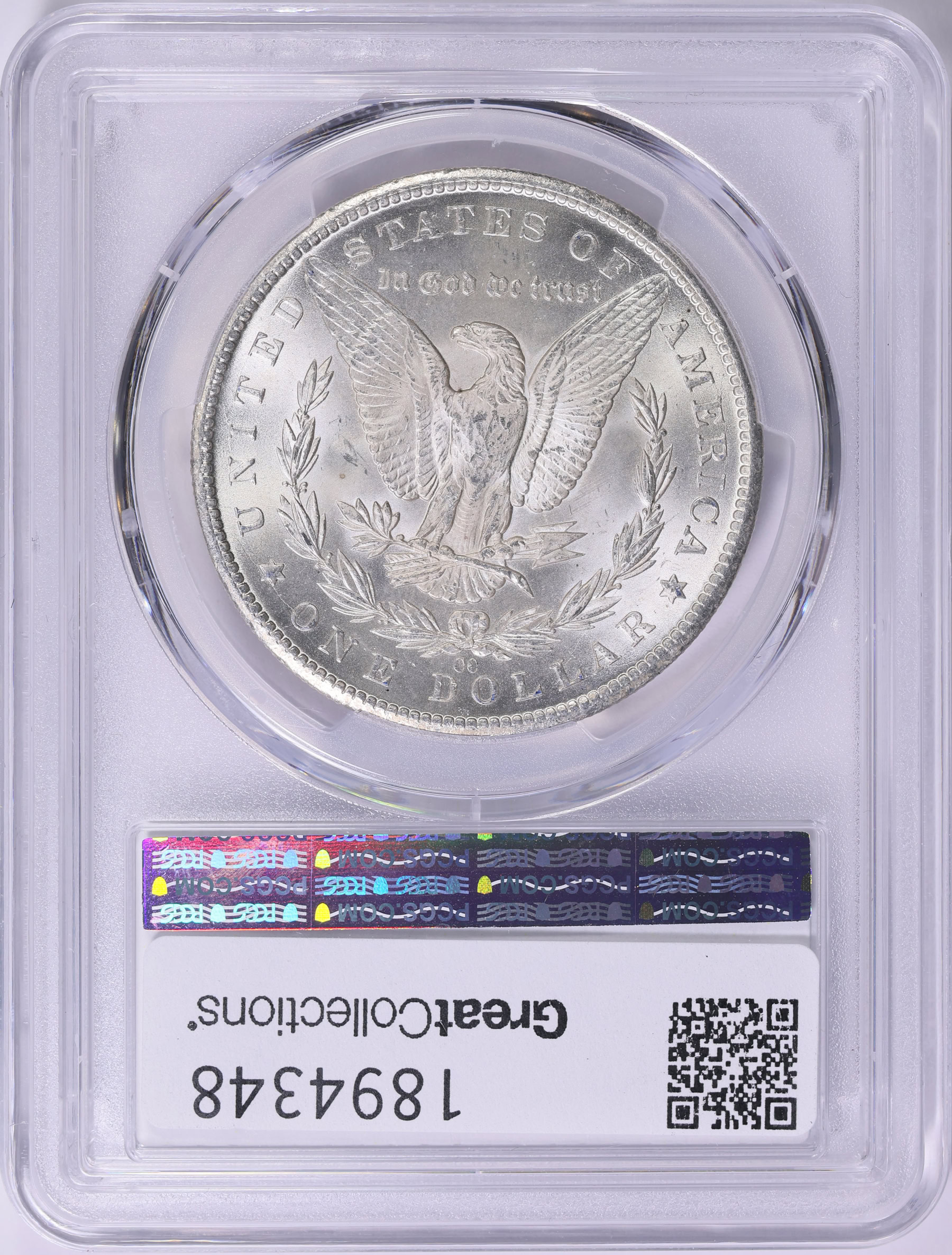 1884-CC Morgan Silver Dollar PCGS MS-63 (Item 1894348) | GreatCollections Coin Auctions