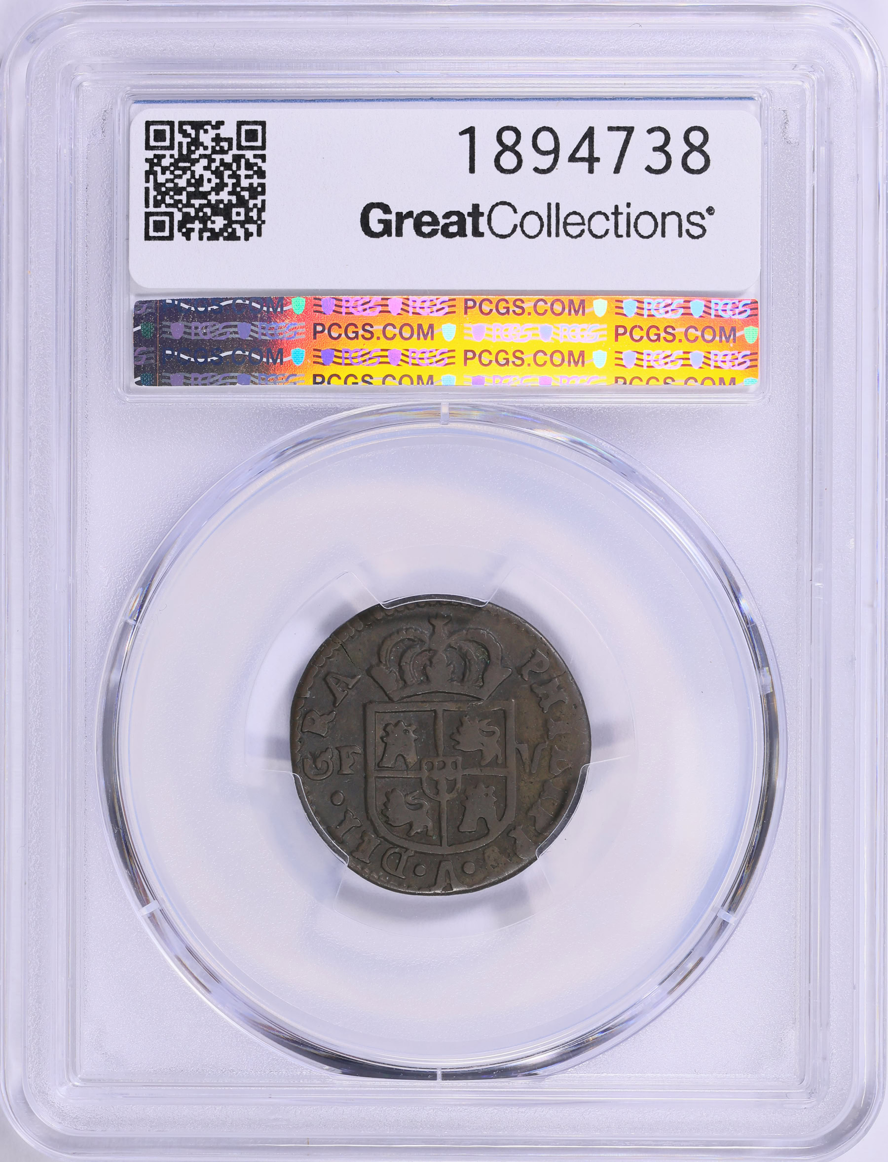 Spain 1711-F V Treseta KM-249 PCGS F-15 (Item 1894738 ...
