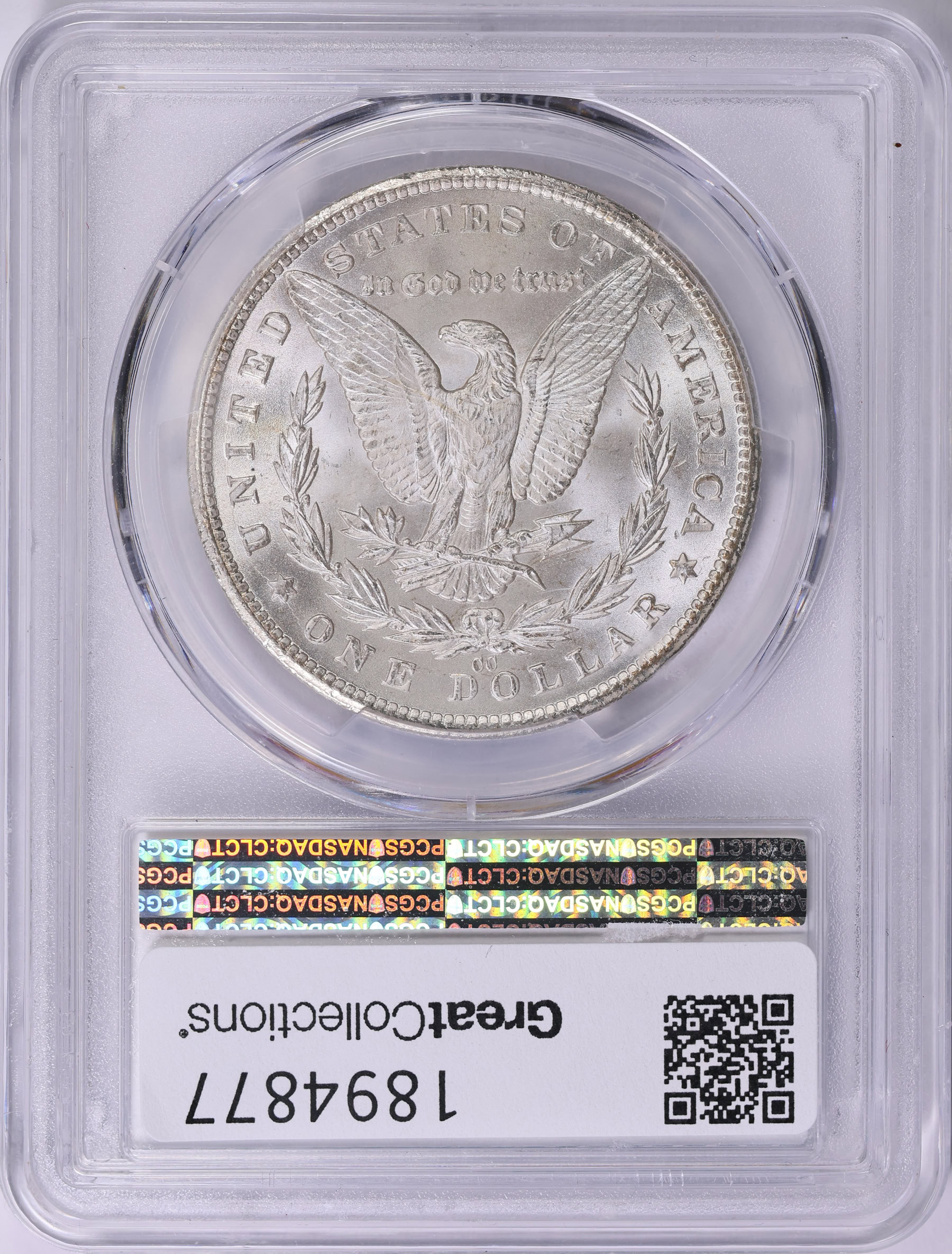 1881-CC Morgan Silver Dollar PCGS MS-67+ (CAC Green) (Item 1894877) | GreatCollections Coin Auctions