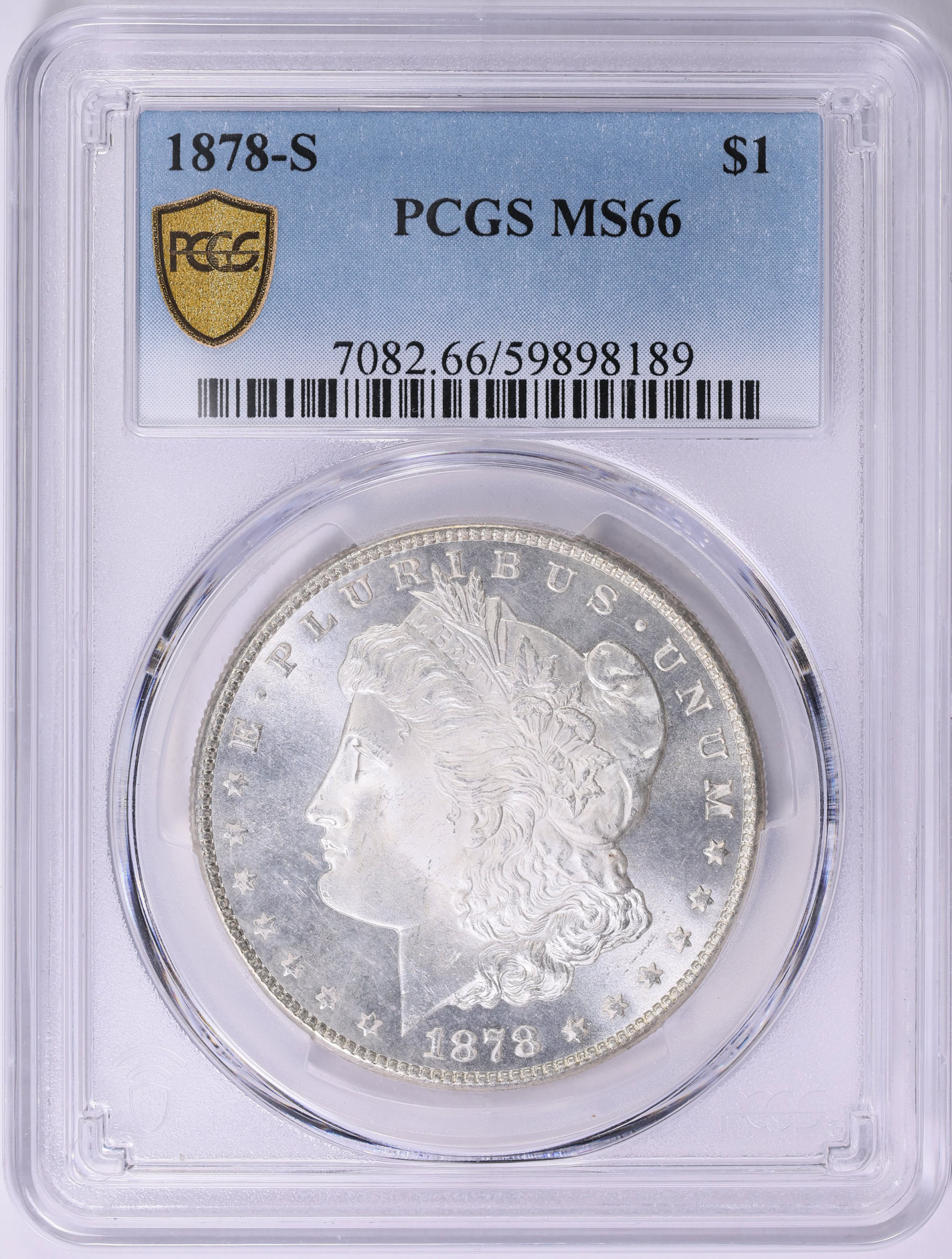 1878-S Morgan Silver Dollar PCGS MS-66 (Item 1894883 ...