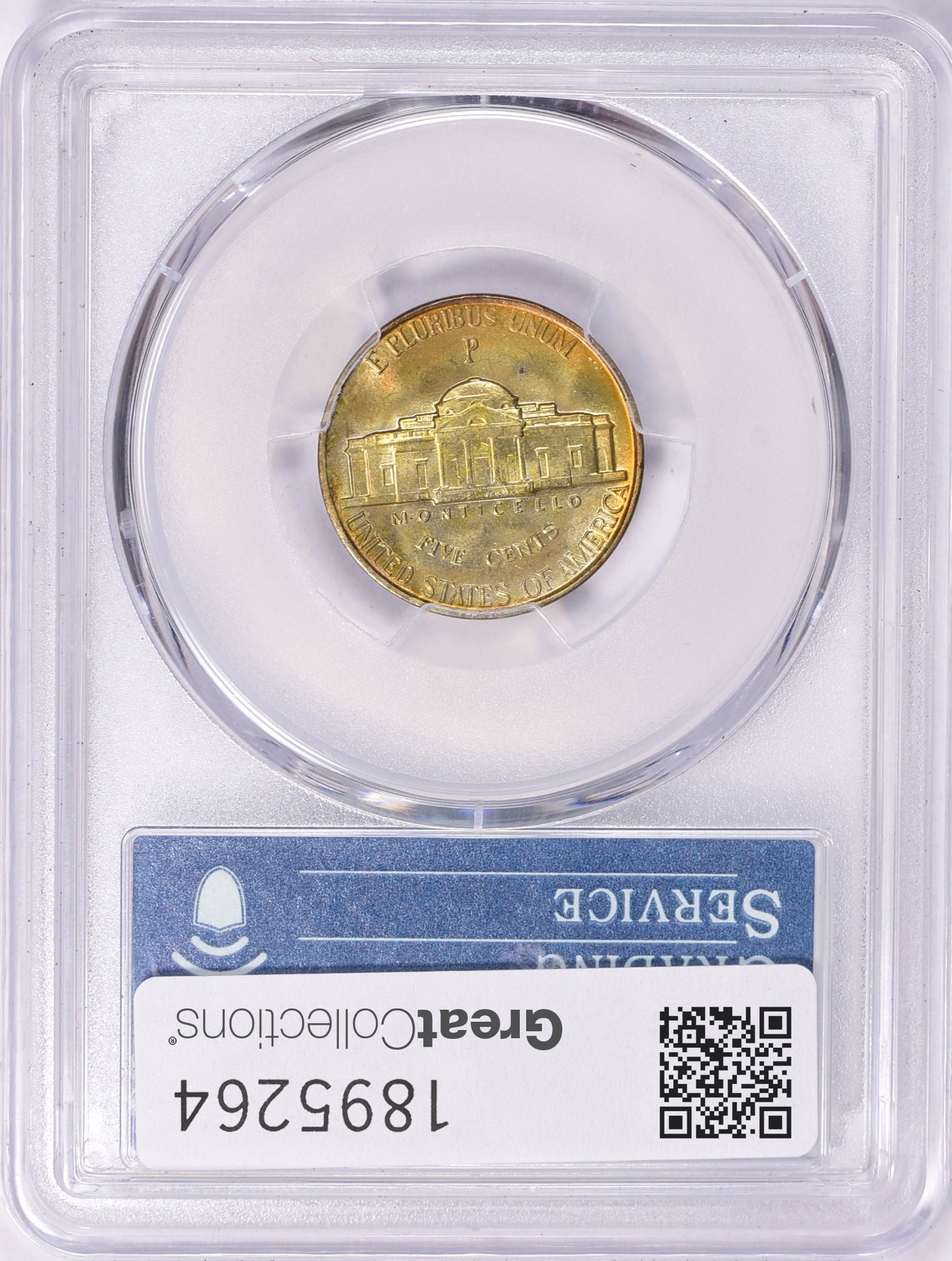 1942-P Jefferson Nickel Type 2 PCGS MS-64 (OGH 35th Anniversary Label ...
