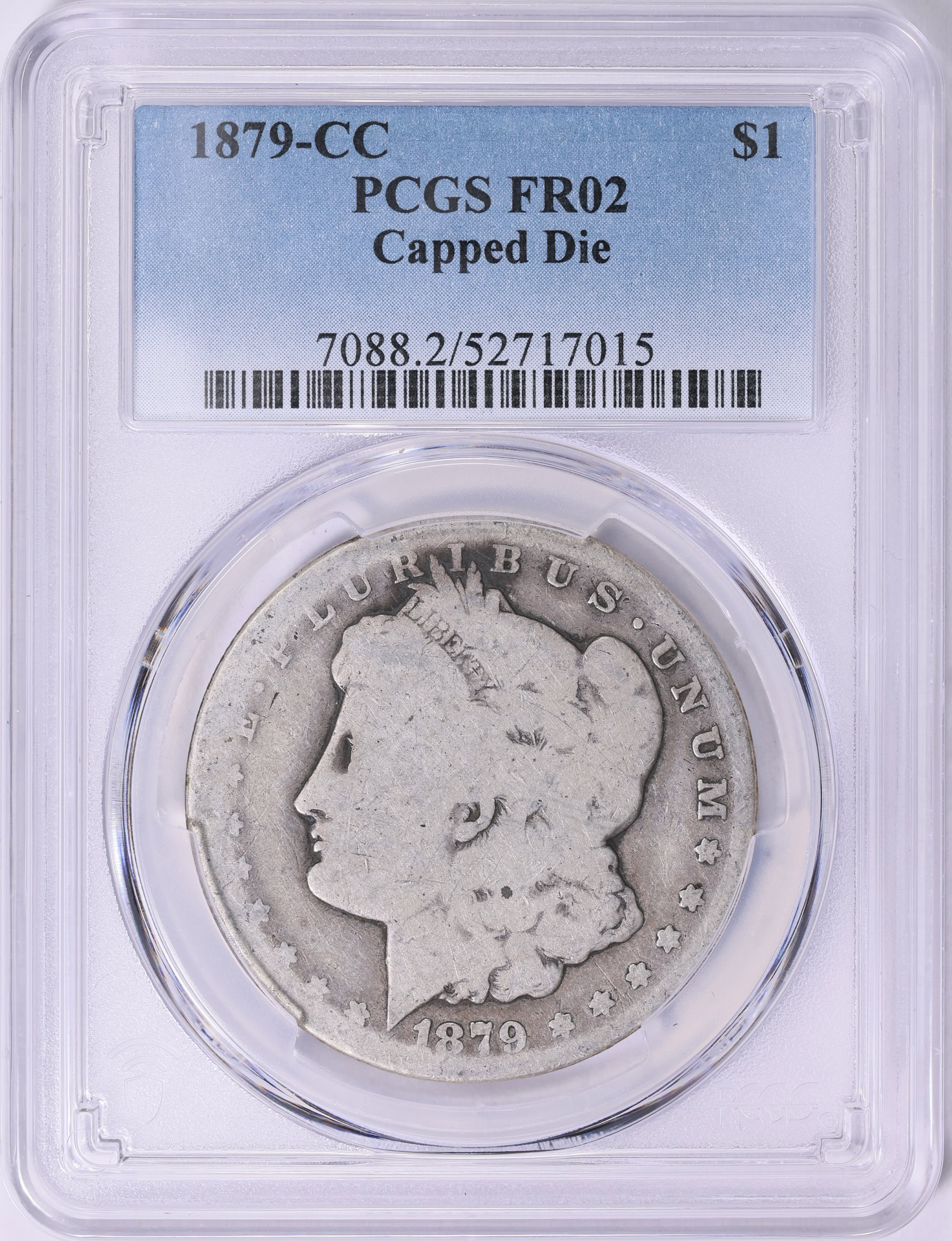 1879-CC Morgan Silver Dollar Capped Die PCGS FR-02 (Item 1895459) | GreatCollections Coin Auctions