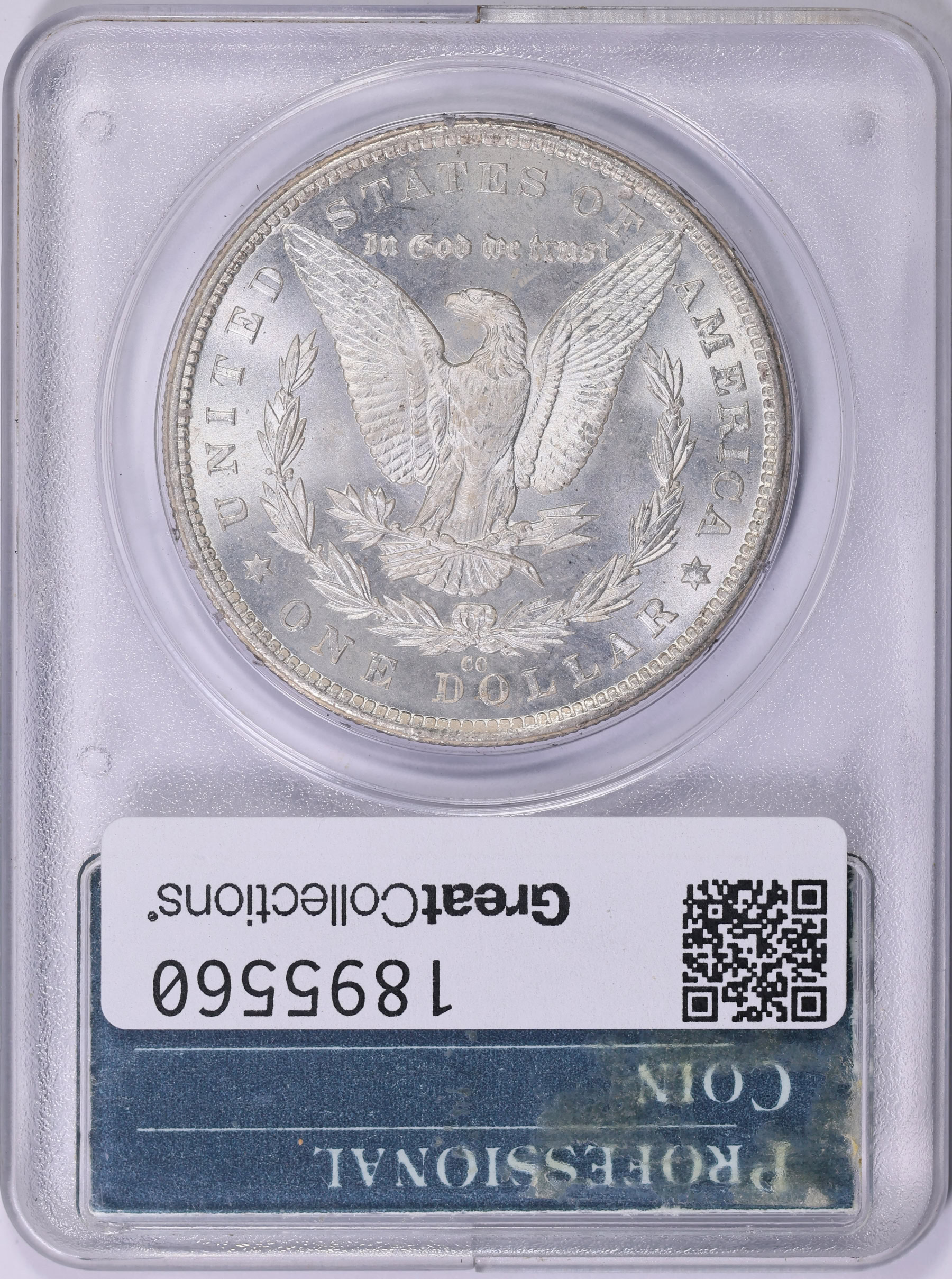 1883-CC Morgan Silver Dollar PCGS MS-62 (CAC Green) OGH (1st Gen) (Item 1895560 ...