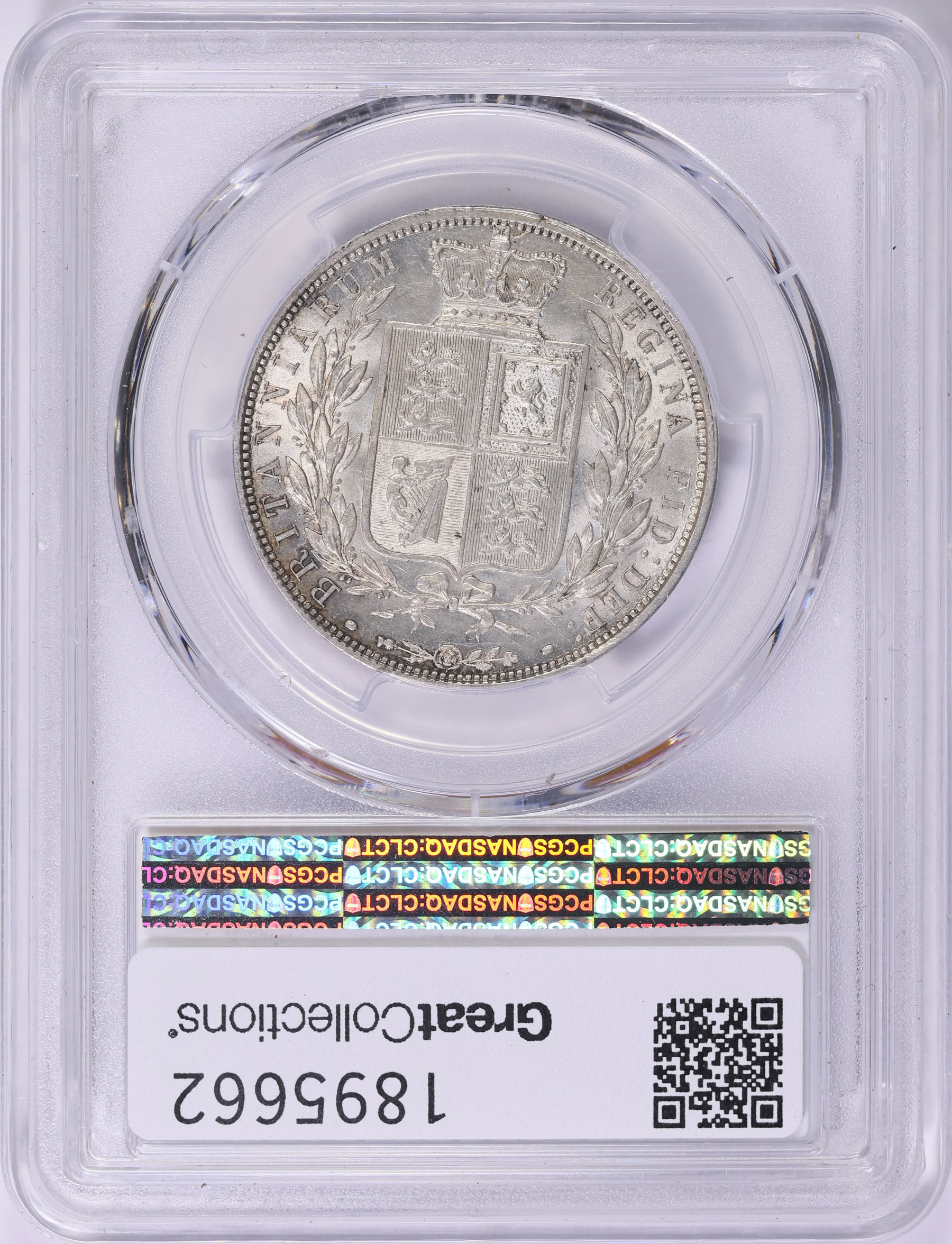 Great Britain 1883 Silver 1/2 Crown KM-756 PCGS MS-61 (Item 1895662 ...