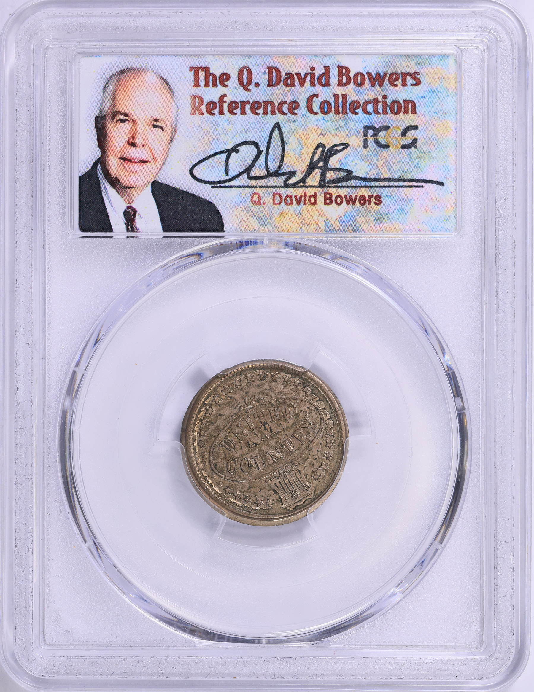 1864 Indian - United Country Civil War Token F-56/436do Struck Over ...