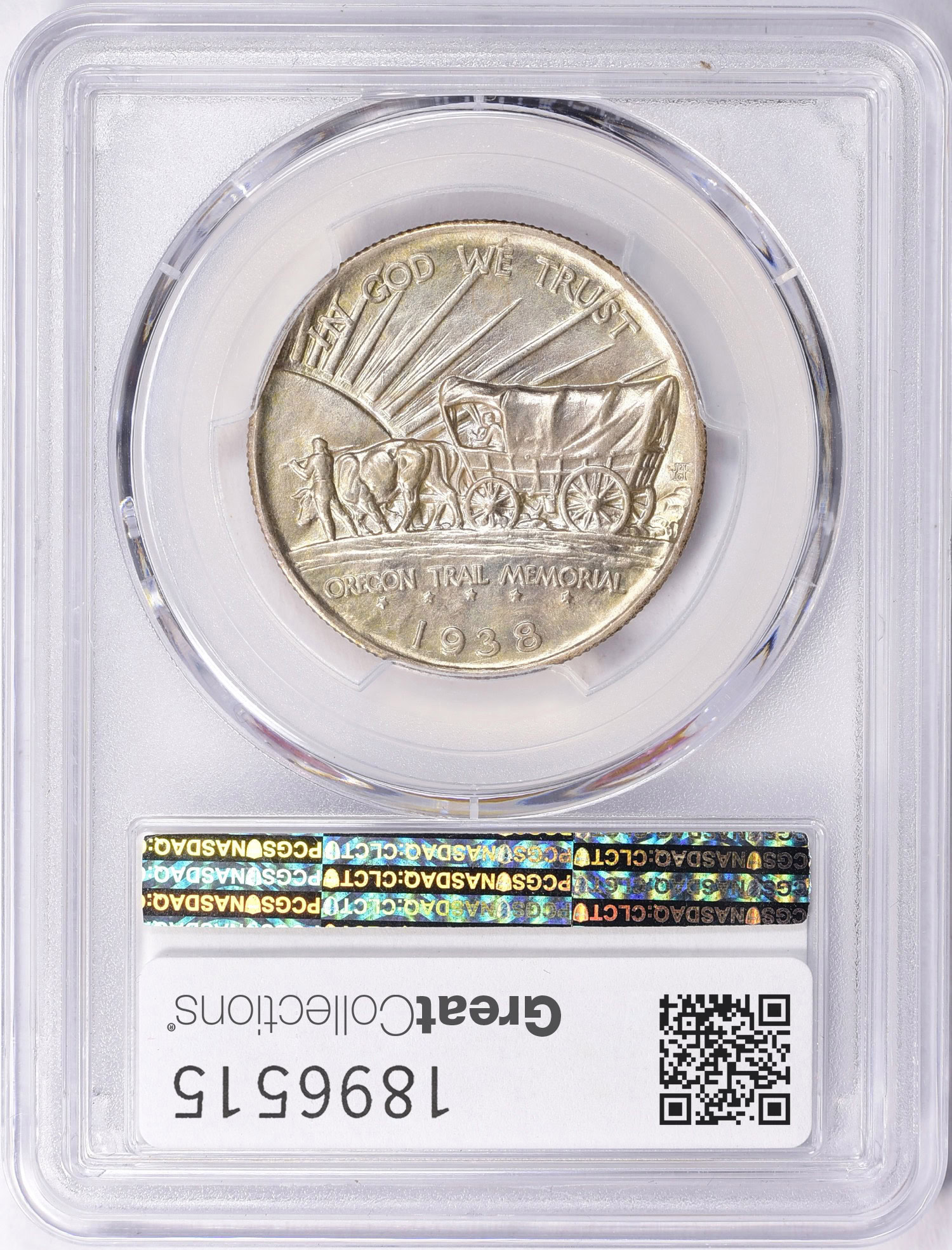 1938-S Oregon Trail Memorial Half Dollar PCGS MS-66 (Item 1896515) | GreatCollections Coin Auctions