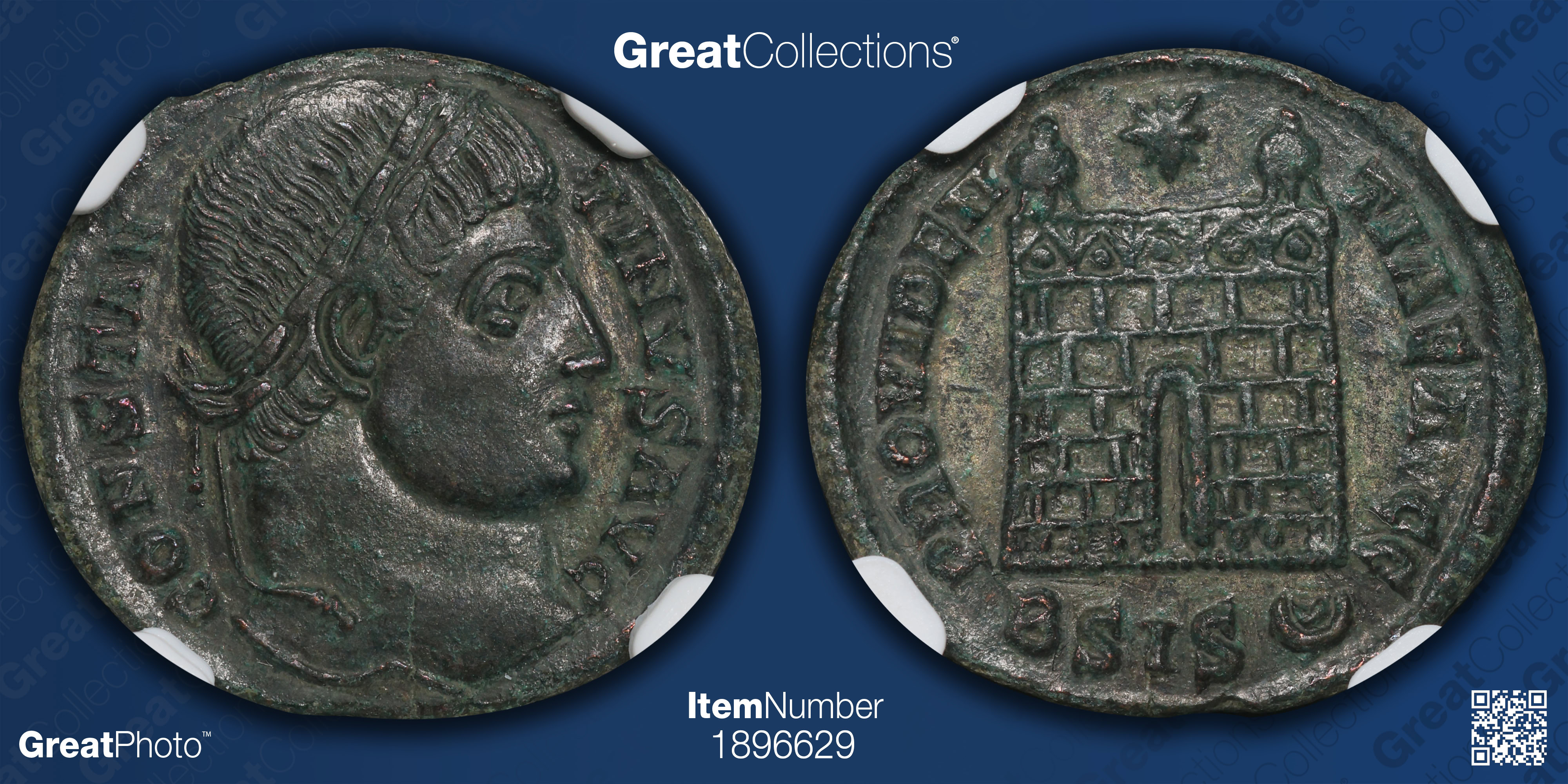 Ancient Roman Empire, Constantine I (A.D. 307-337) c.A.D. 328-329 AE3 ...