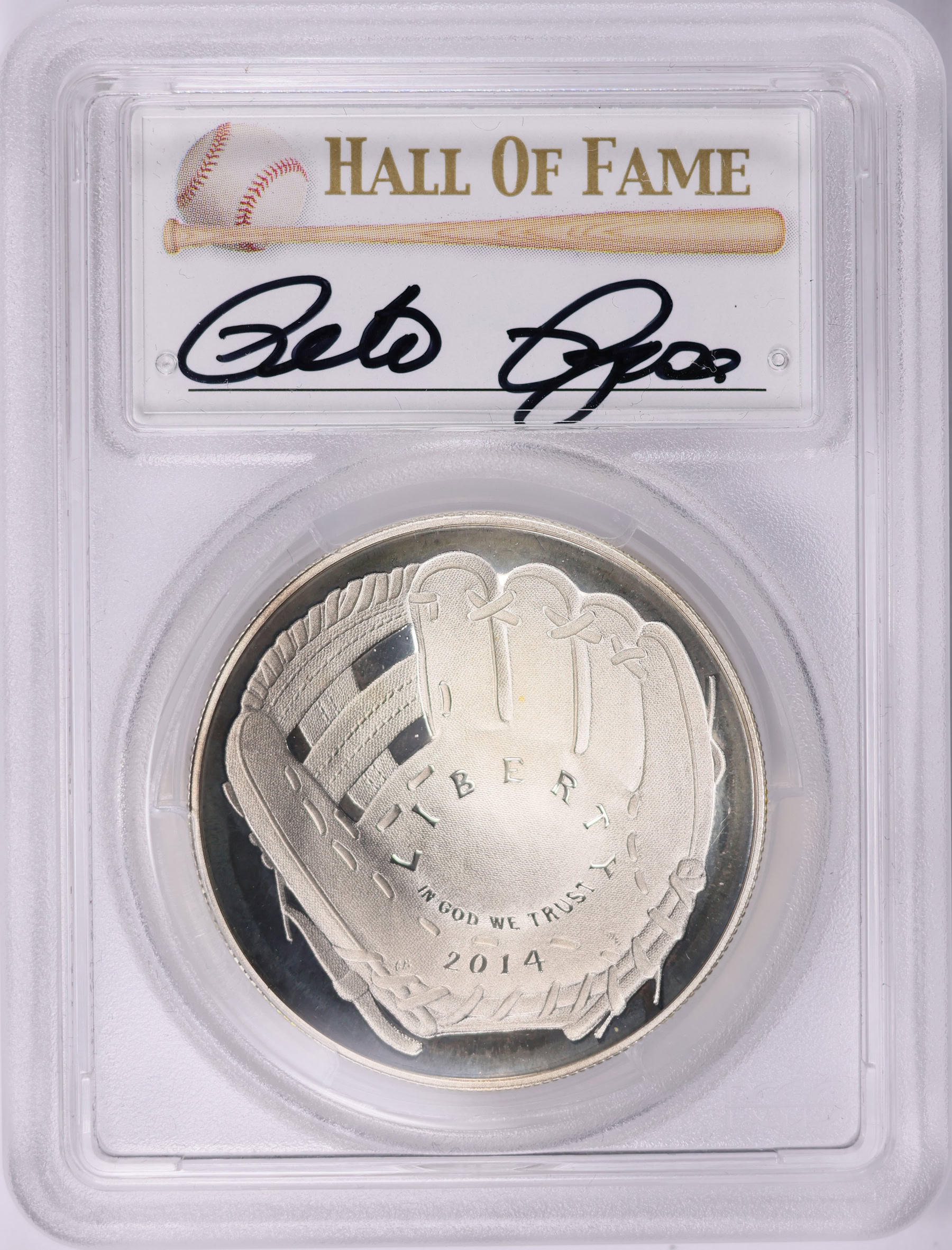 2014-P Baseball Hall of Fame Silver Dollar PCGS Proof-70 DCAM (Pete ...