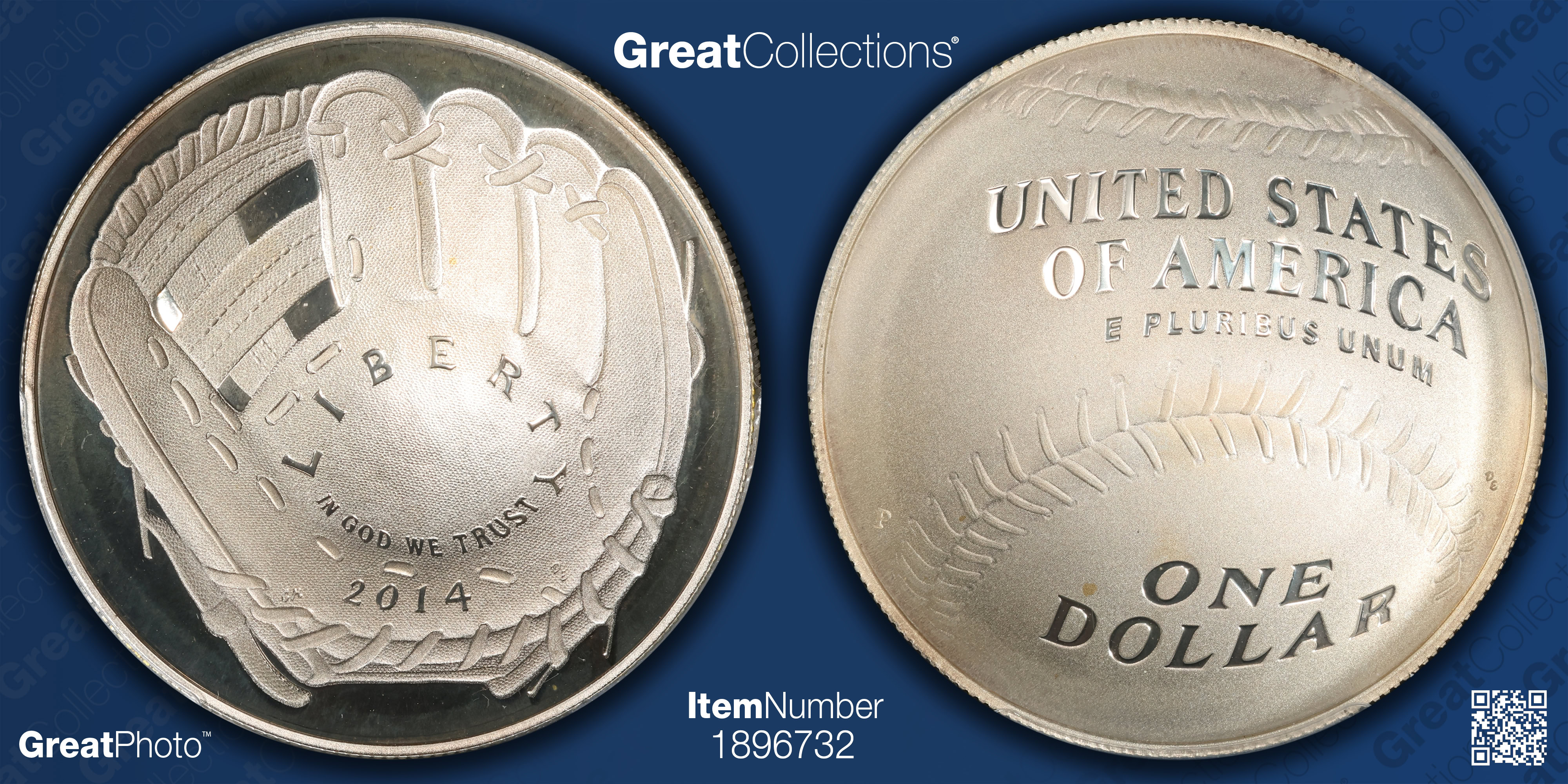 2014-P Baseball Hall of Fame Silver Dollar PCGS Proof-70 DCAM (Pete ...