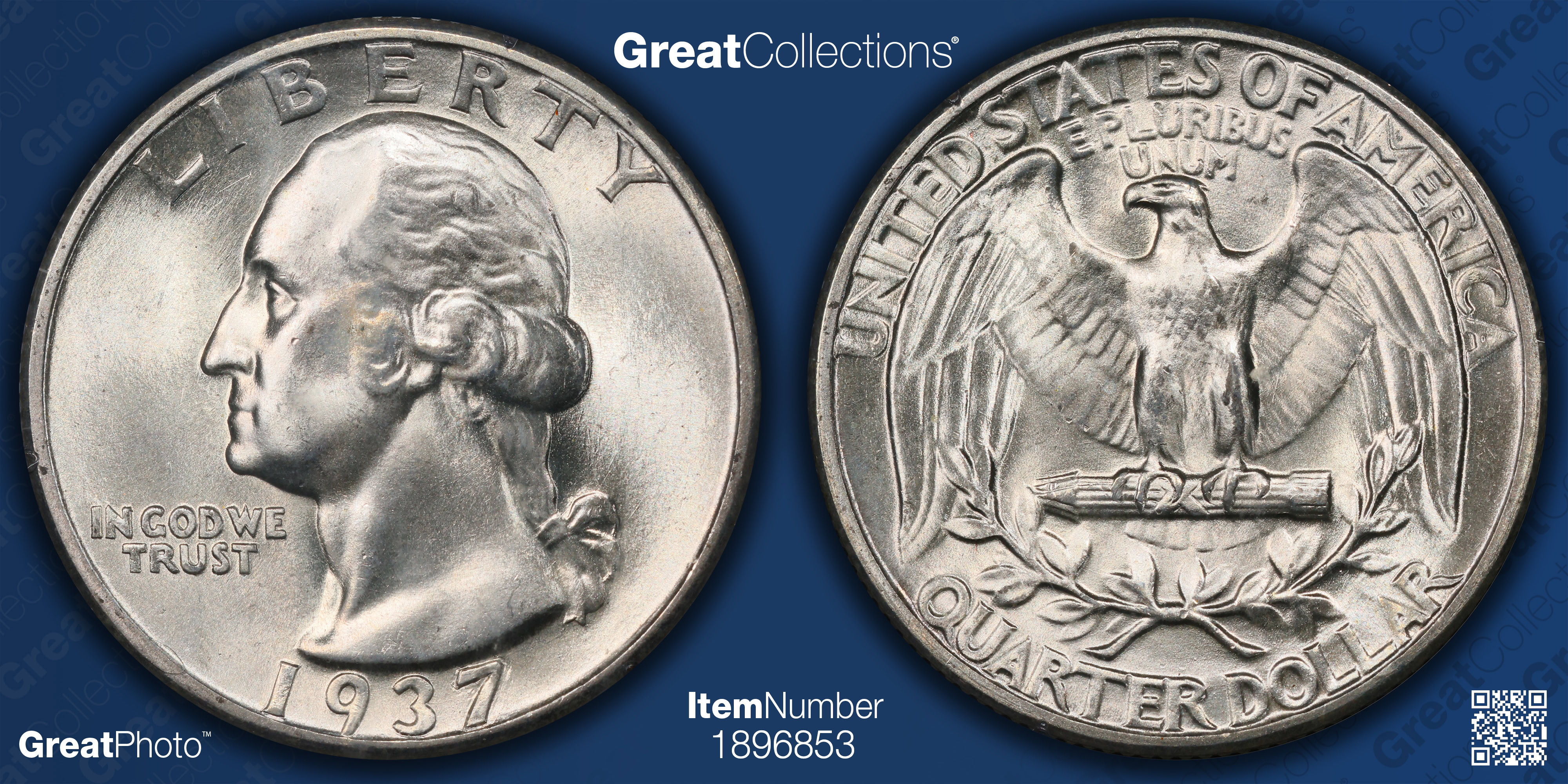 1937 Washington Quarter PCGS MS-65 OGH (1st Gen) (Item 1896853 ...