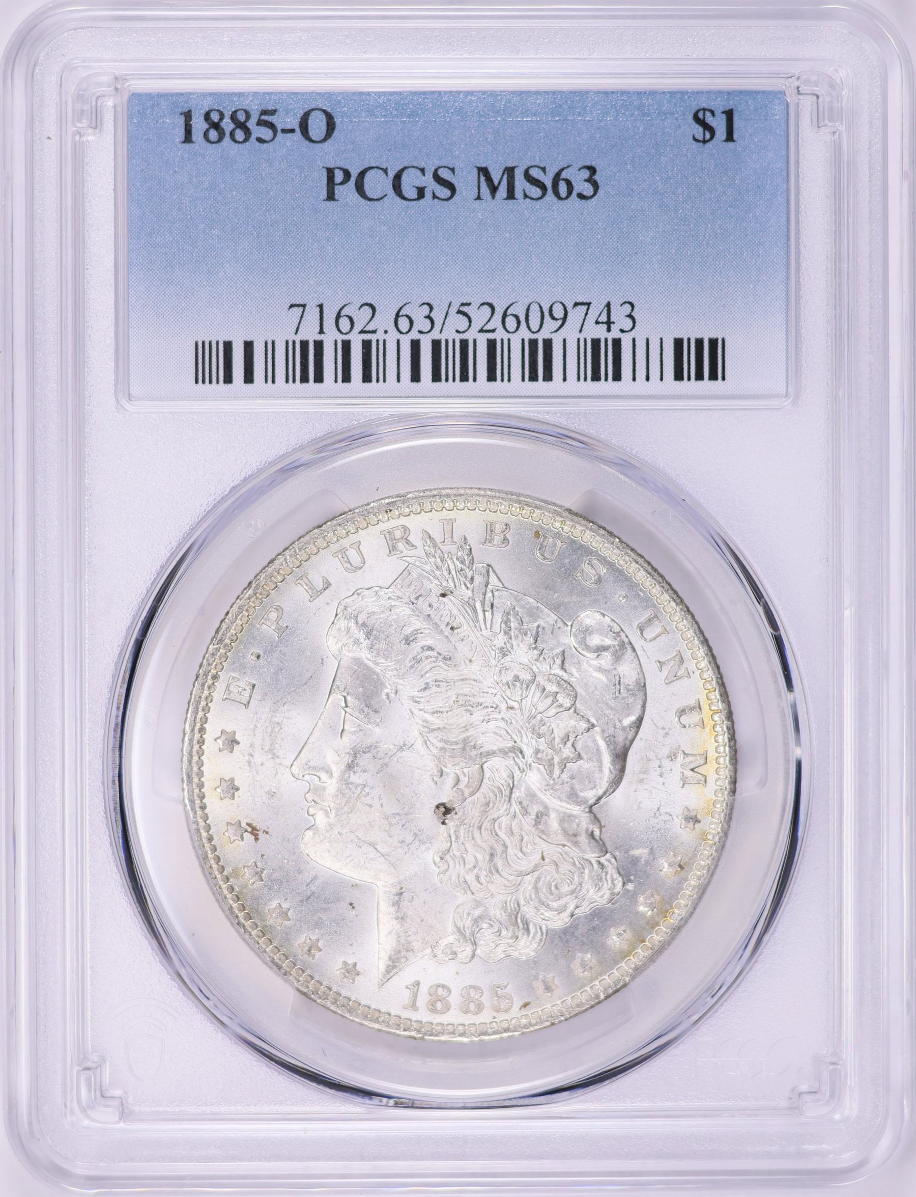 1885-O Morgan Silver Dollar PCGS MS-63 (Item 1898596) | GreatCollections Coin Auctions