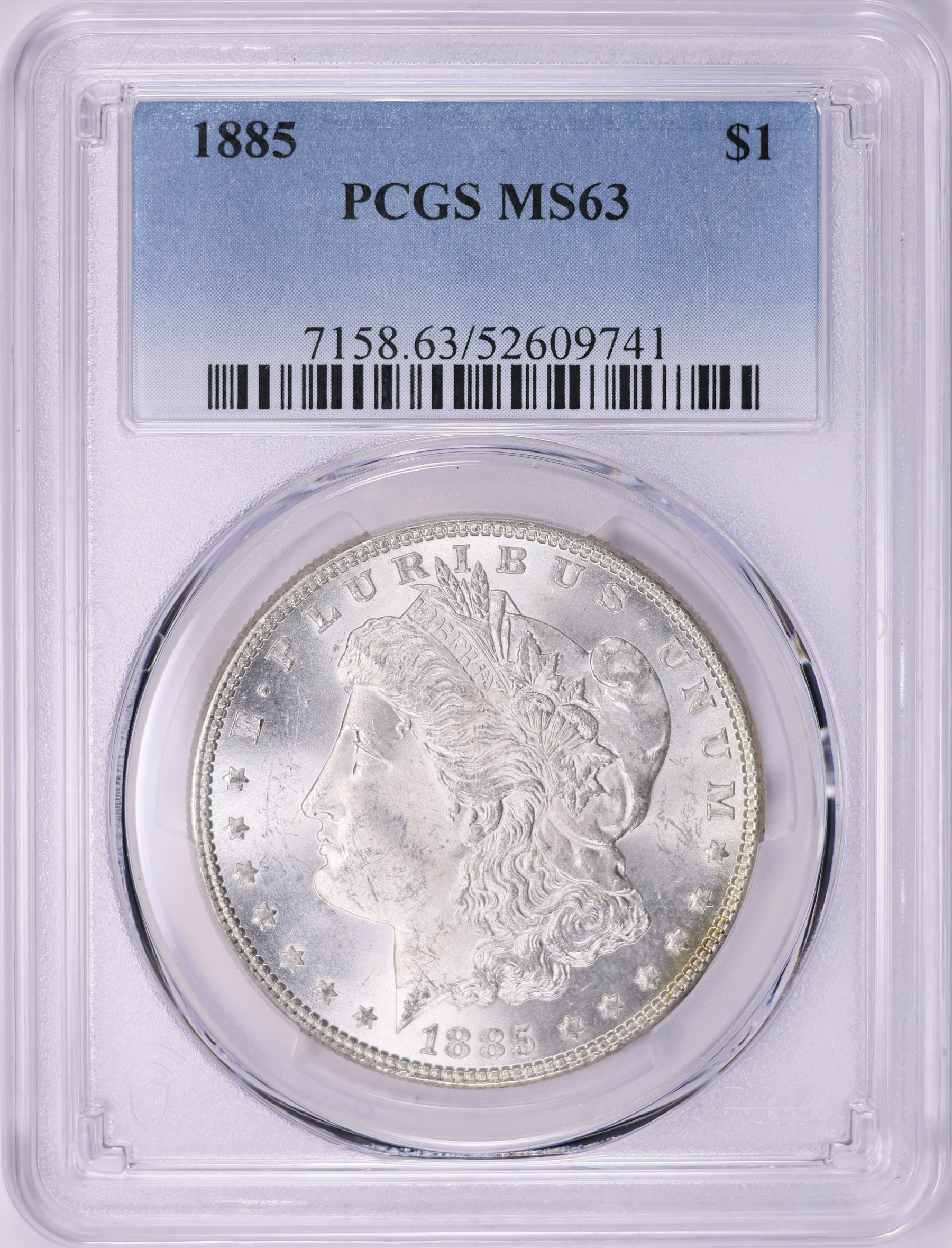 1885 Morgan Silver Dollar PCGS MS-63 (Item 1898602) | GreatCollections Coin Auctions