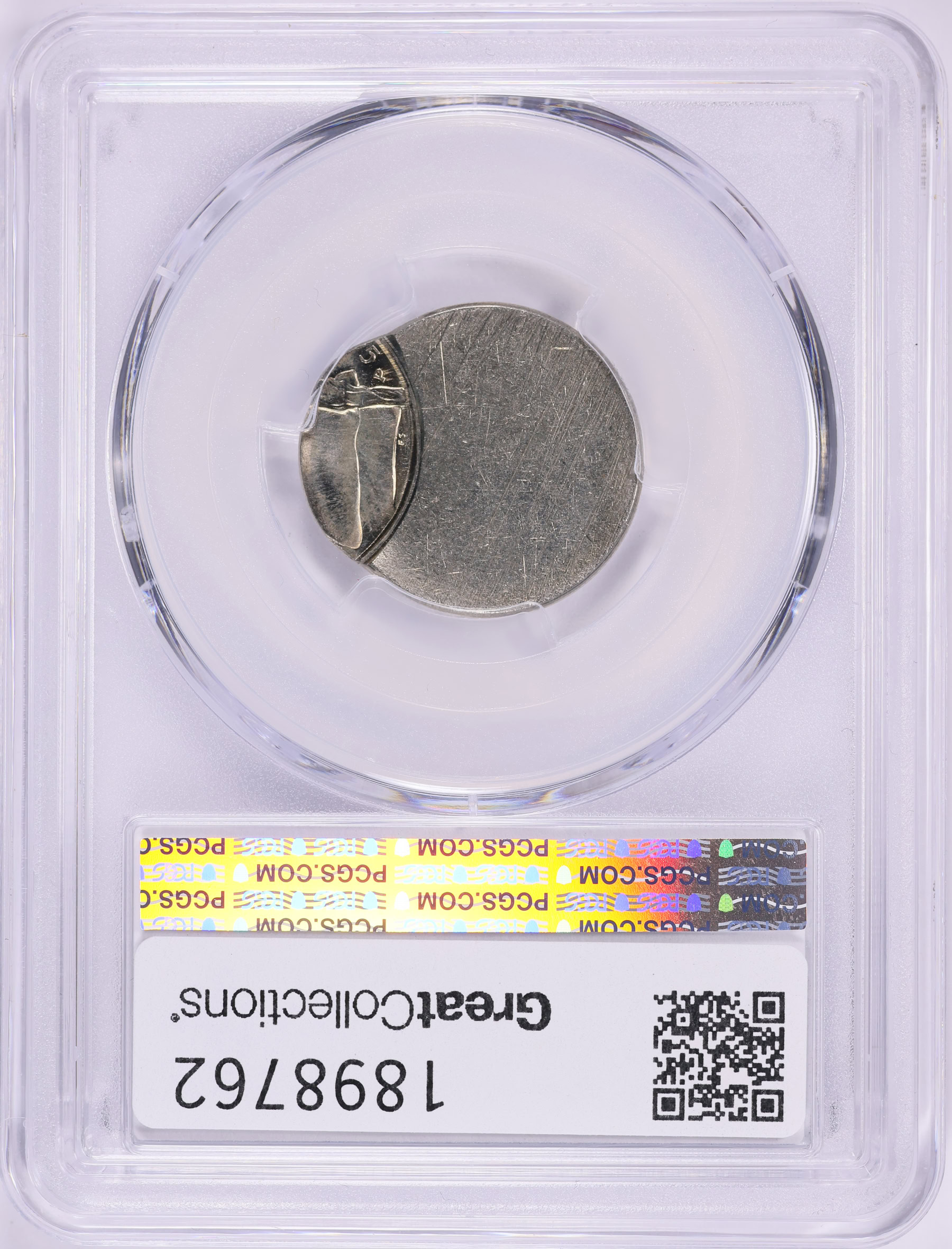 Mint Error 1995-P Jefferson Nickel Struck 70% Off Center PCGS Genuine ...