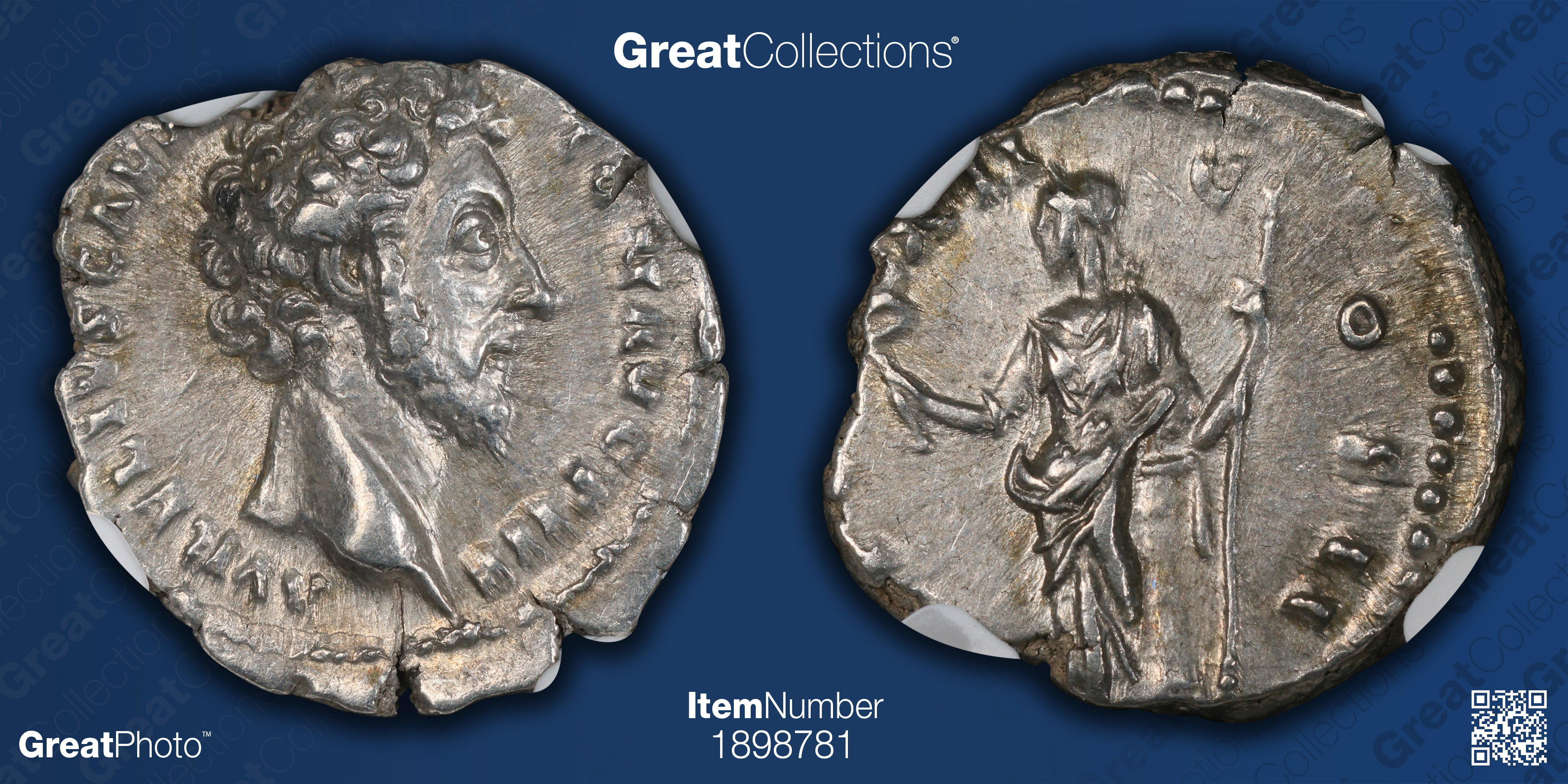 Ancient Roman Empire, Marcus Aurelius as Caesar (A.D. 139-161) c.A.D ...