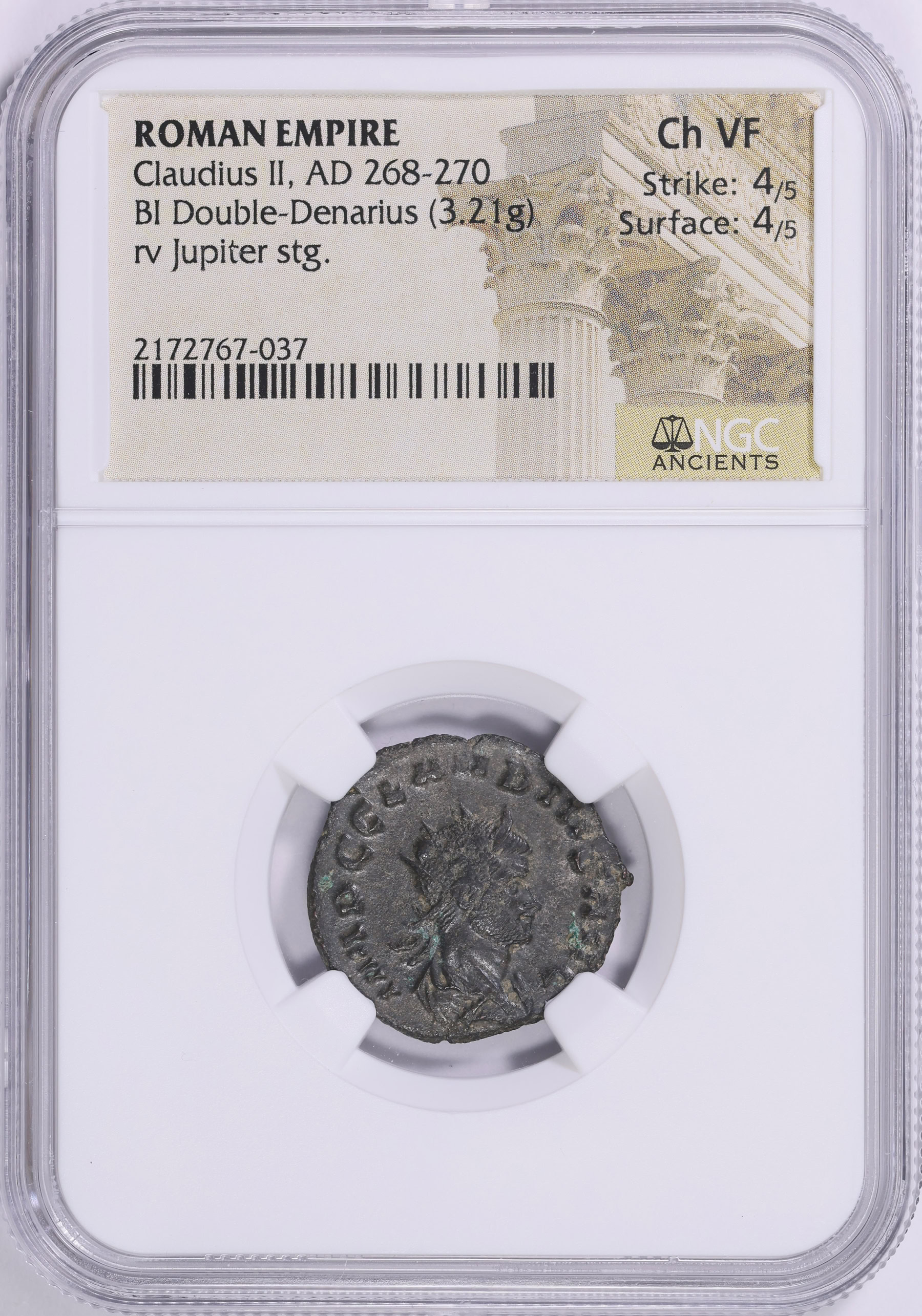 Ancient Roman Empire, Claudius II Gothicus (A.D. 268-270) c.A.D. 268 ...