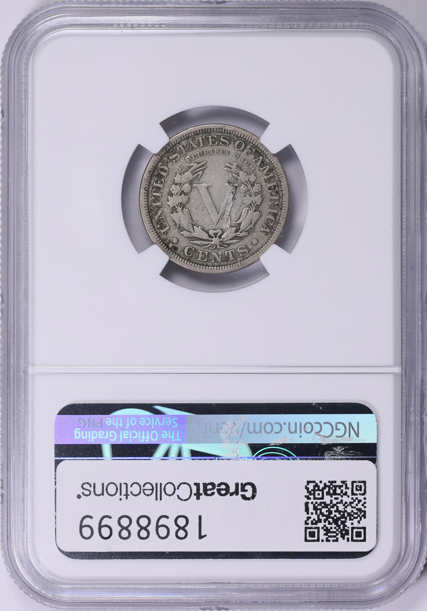 Mint Error 1912-S Liberty Nickel Obverse and Reverse Lamination NGC VG ...