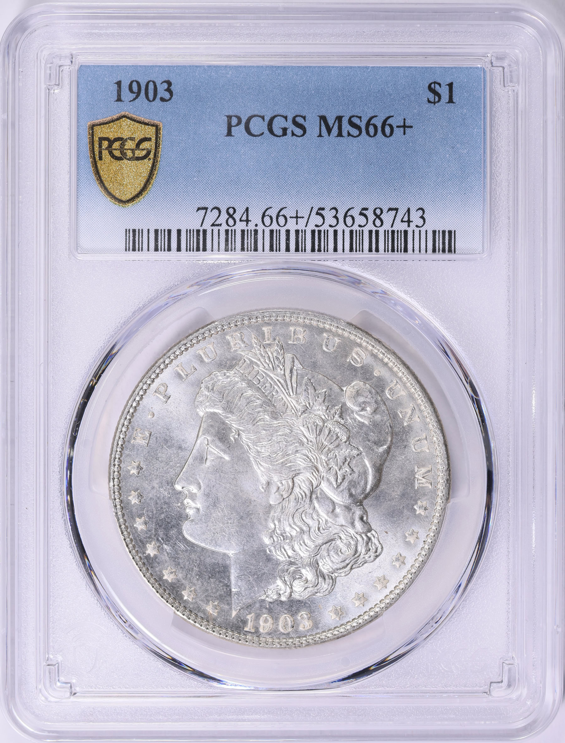 1903 Morgan Silver Dollar PCGS MS-66+ (Item 1899055) | GreatCollections ...