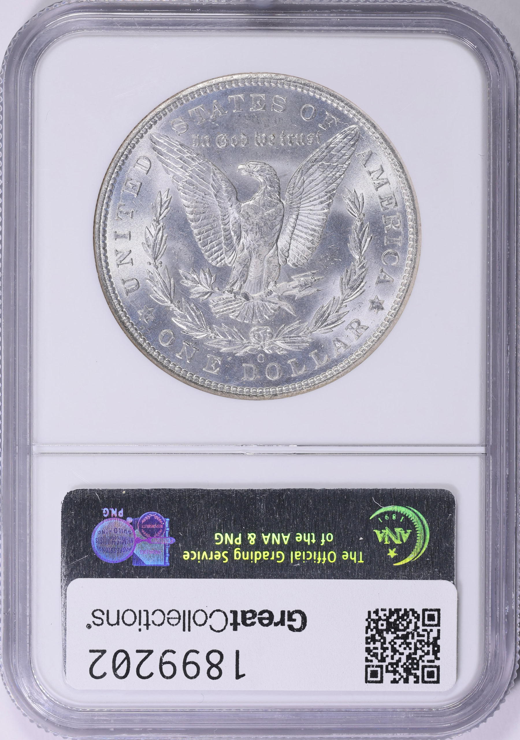 1904-O Morgan Silver Dollar NGC MS-64 (Item 1899202) | GreatCollections Coin Auctions